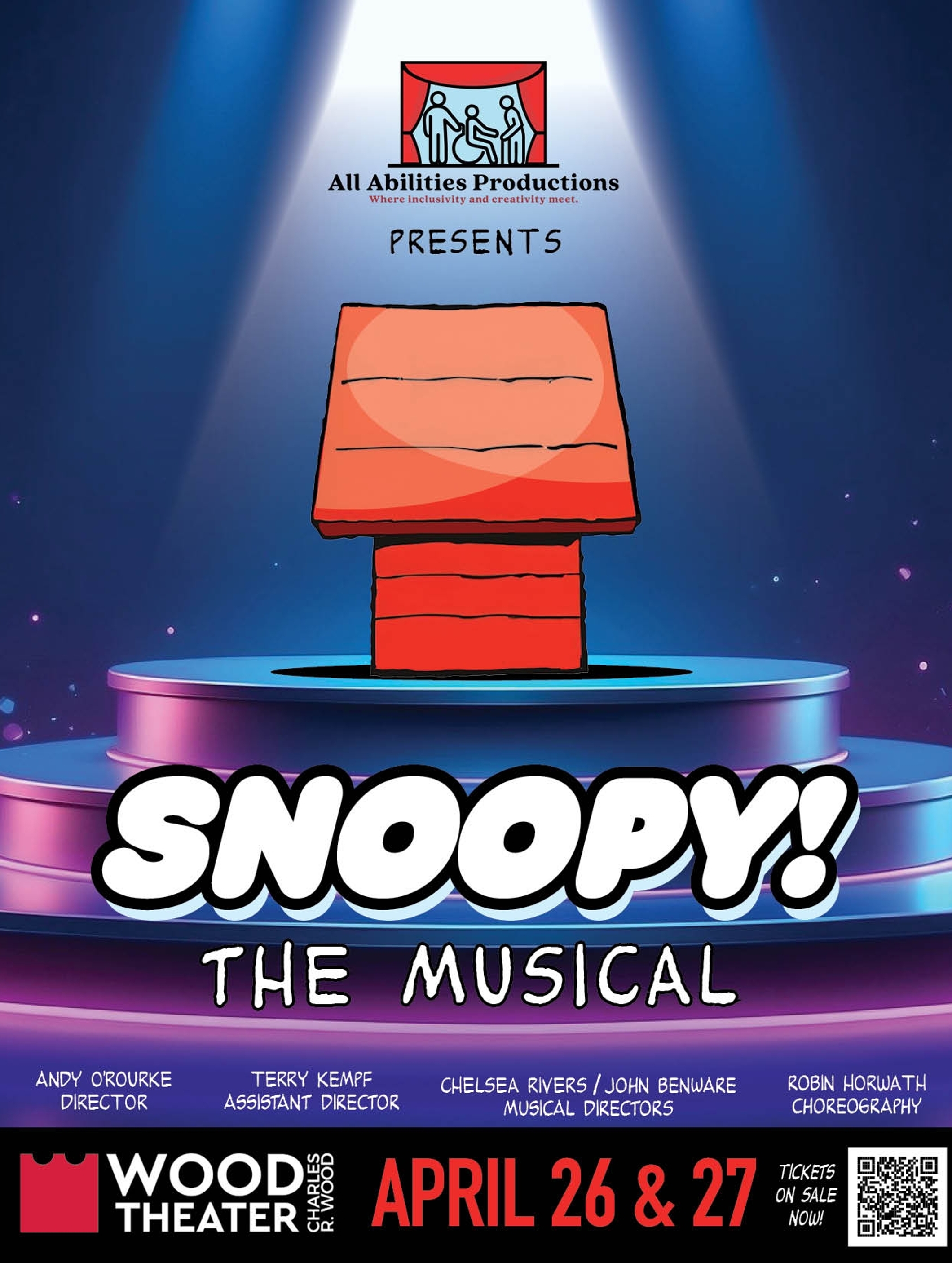 Snoopy!!! the Musical at All Abilities Productions of Upstate New York ...
