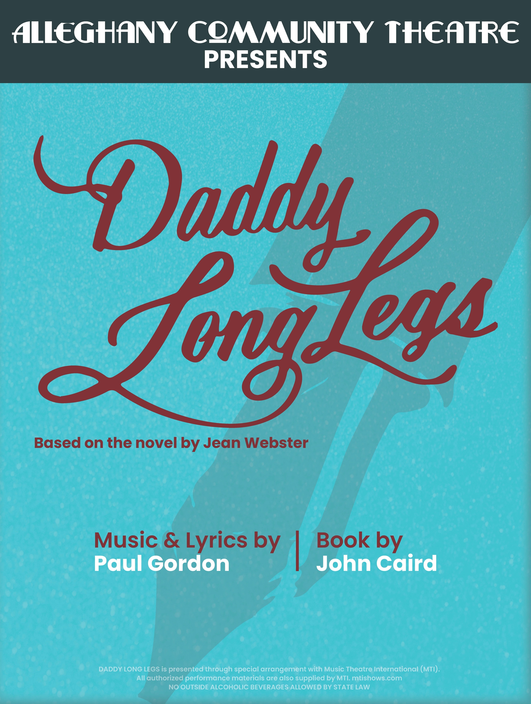 Daddy Long Legs at Alleghany Community Theatre - Performances October 2 ...