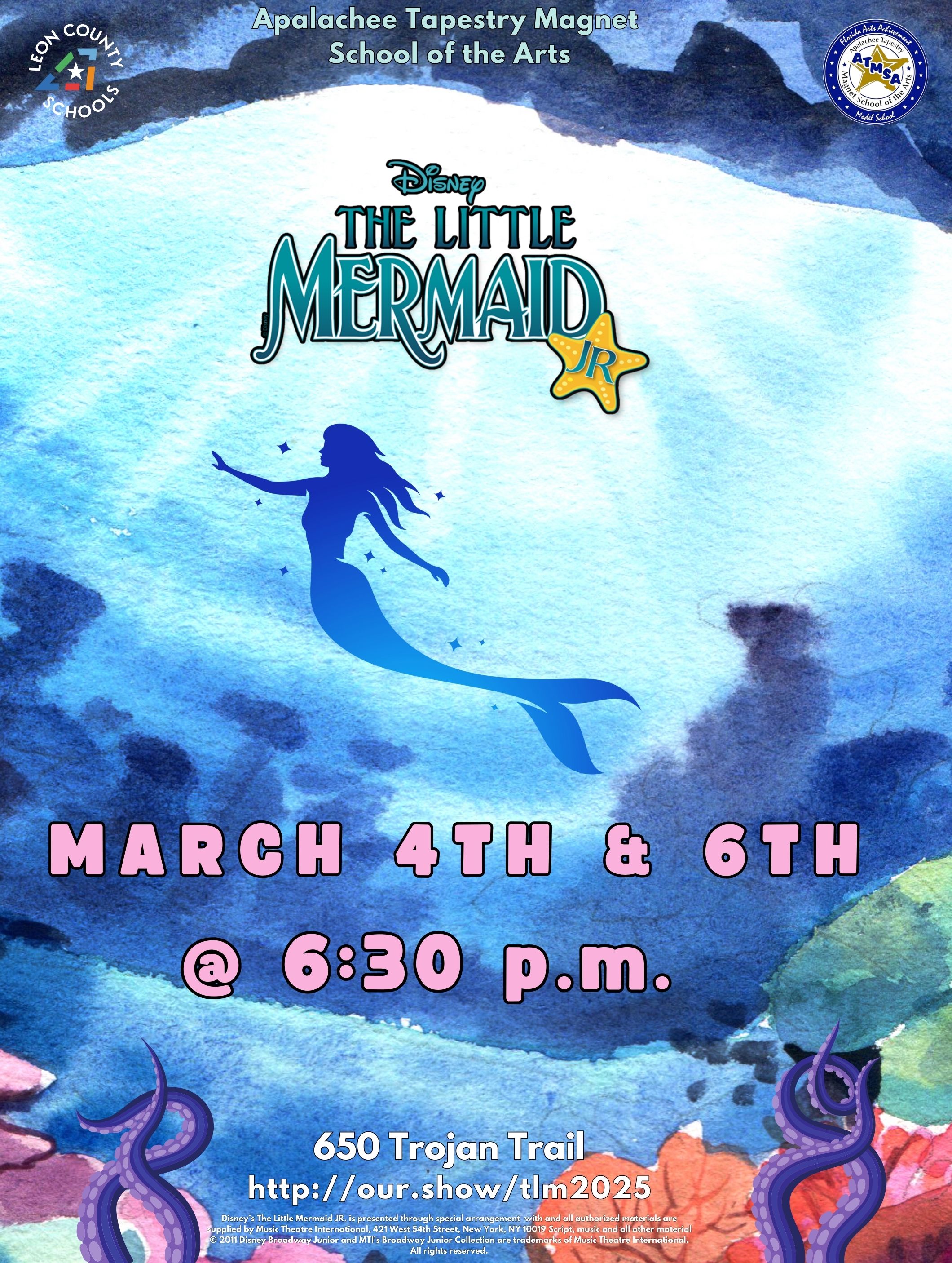 Disney's The Little Mermaid JR. at Apalachee Tapestry Magnet School of ...