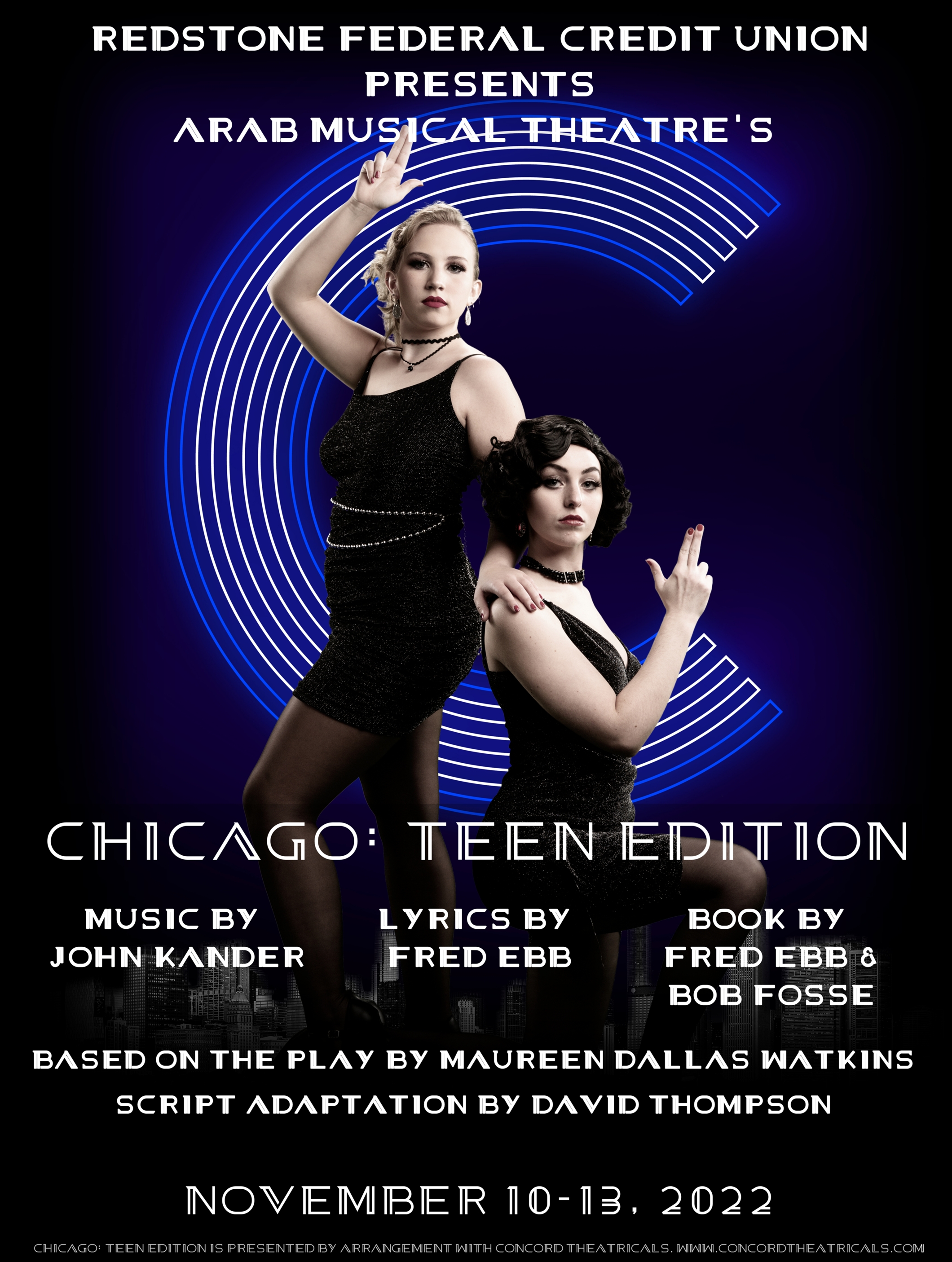 Chicago: Teen Edition at Arab Musical Theatre - Performances November ...
