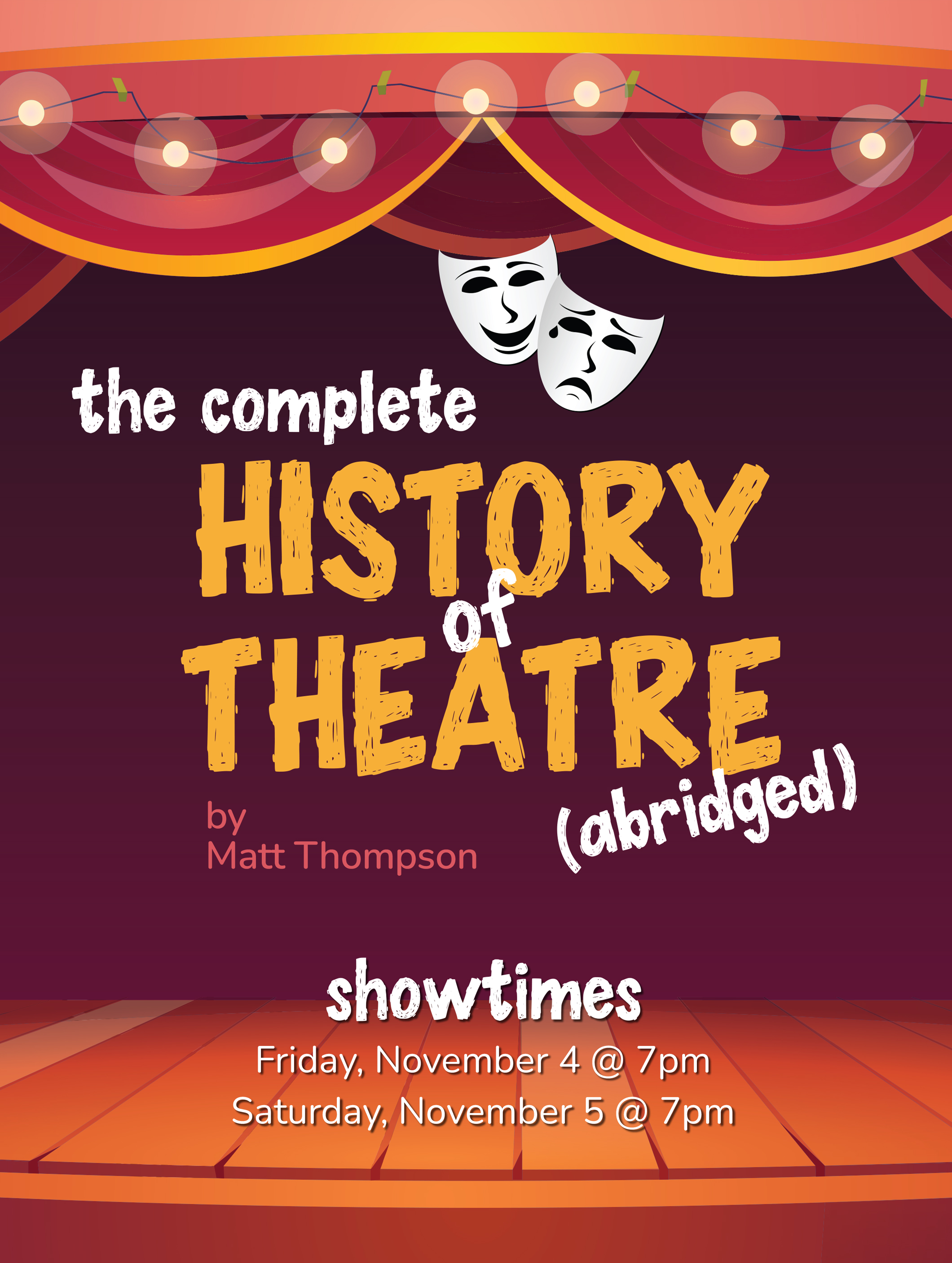 The Complete History of Theatre Abridged at Barrington High School ...