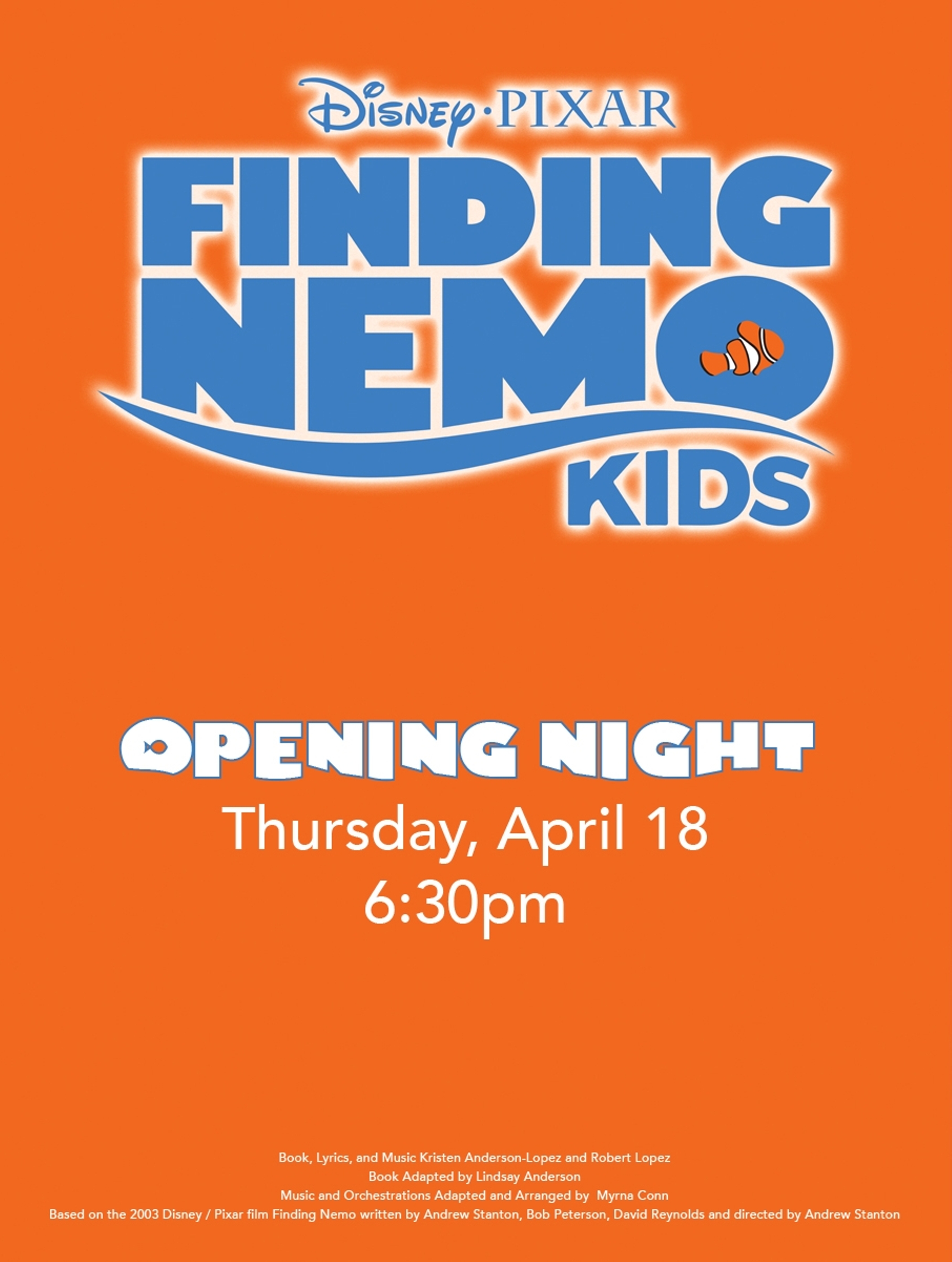 Finding Nemo Kids at Barrington Middle School-Station Campus ...