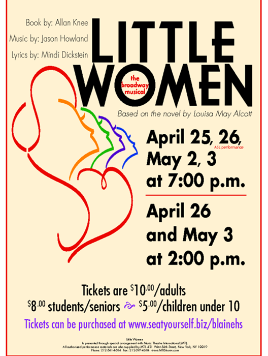 Little Women the Broadway Musical at Blaine Senior High - Performances ...
