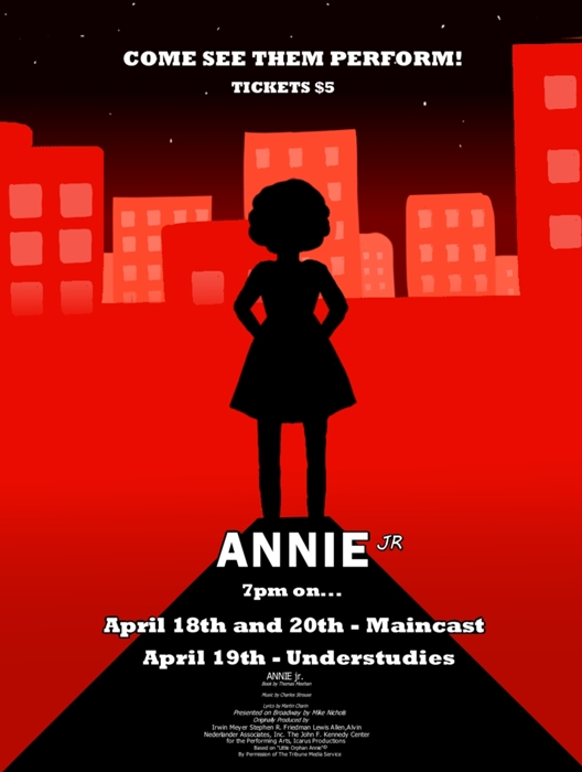 Annie Jr. at Carver Middle School - Performances April 18, 2018 to ...