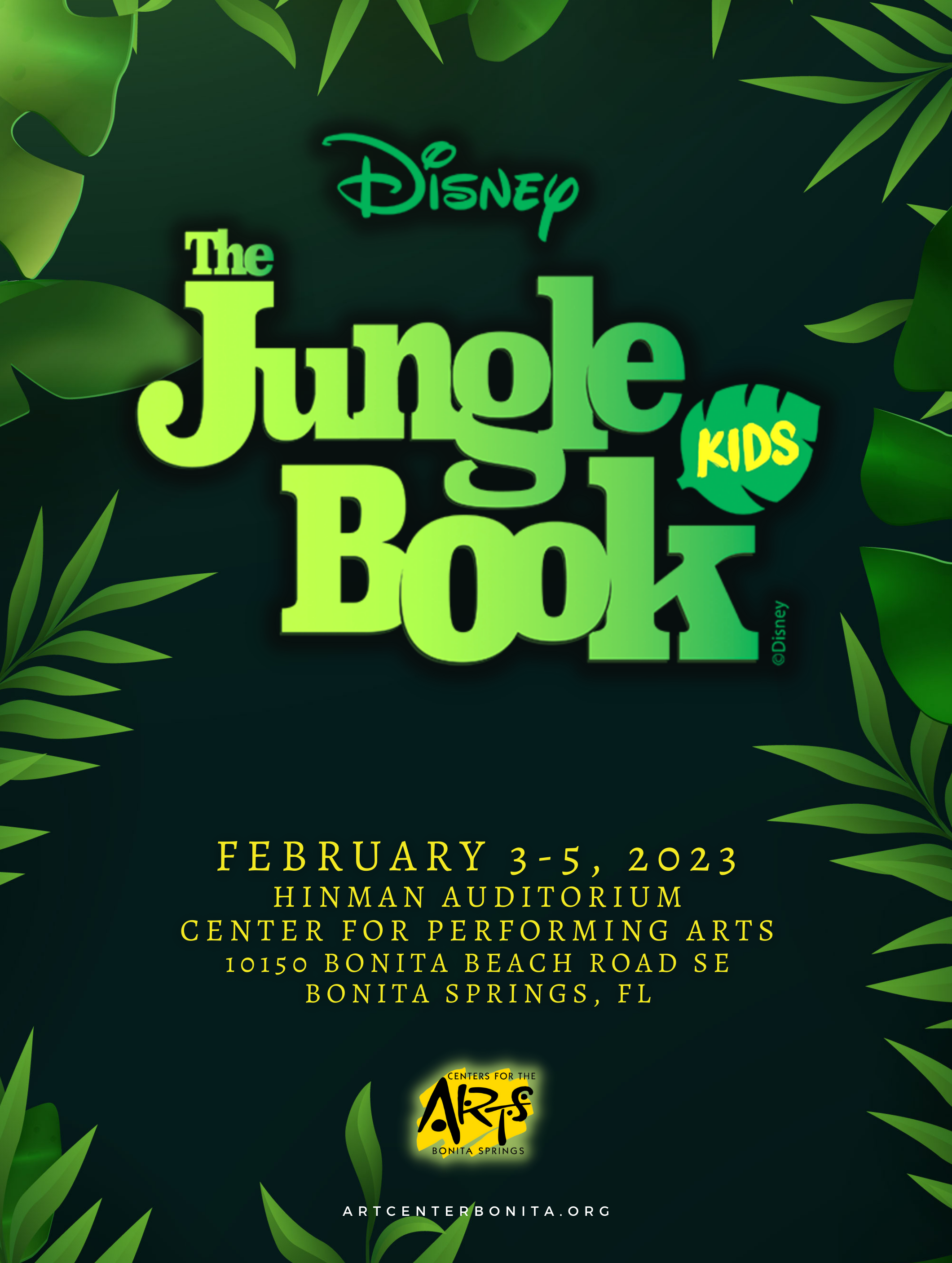 Disney's The Jungle Book KIDS at Centers for the Arts Bonita Springs ...