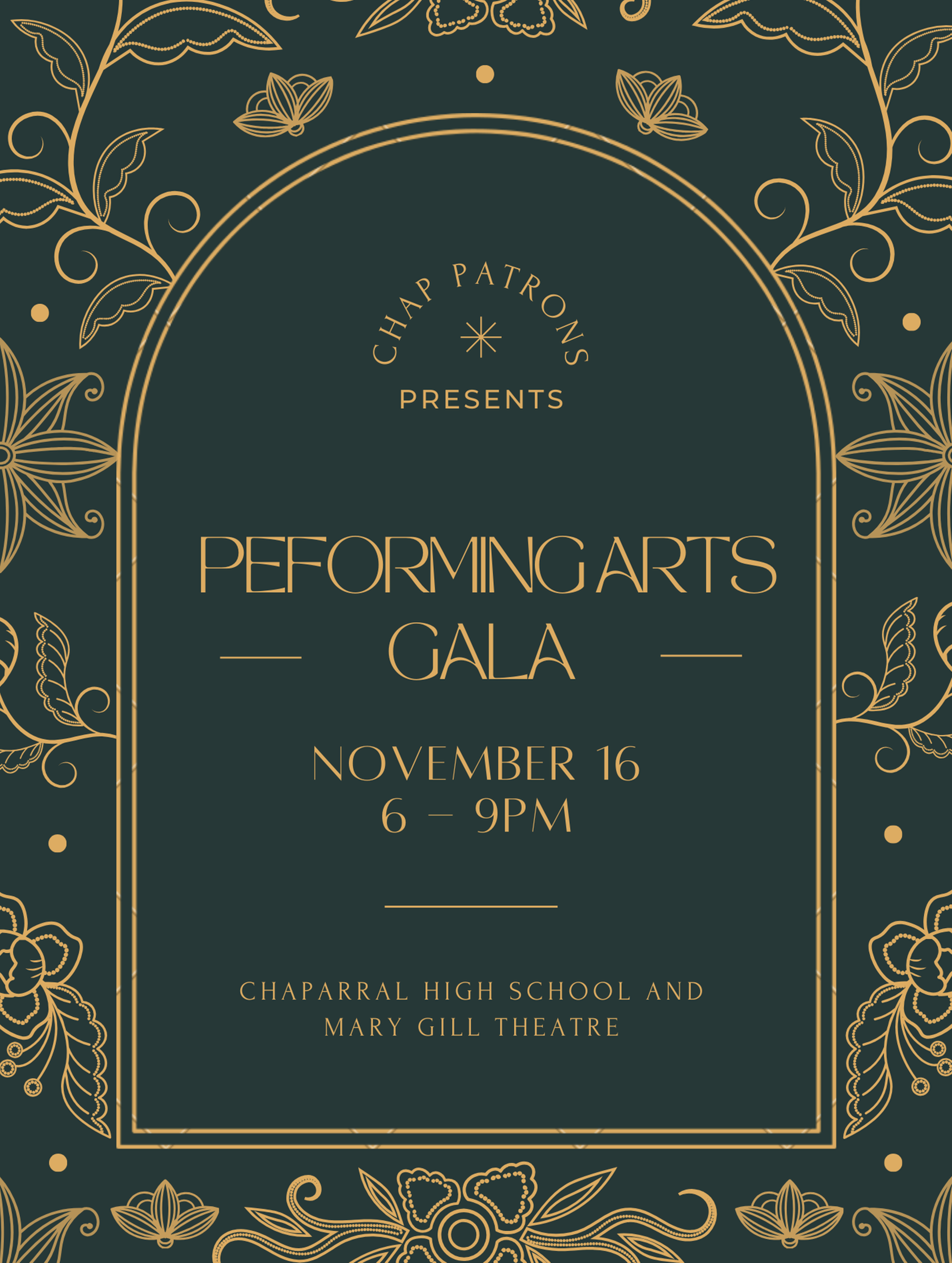 Performing Arts Gala at Chaparral Patrons of the Performing Arts ...