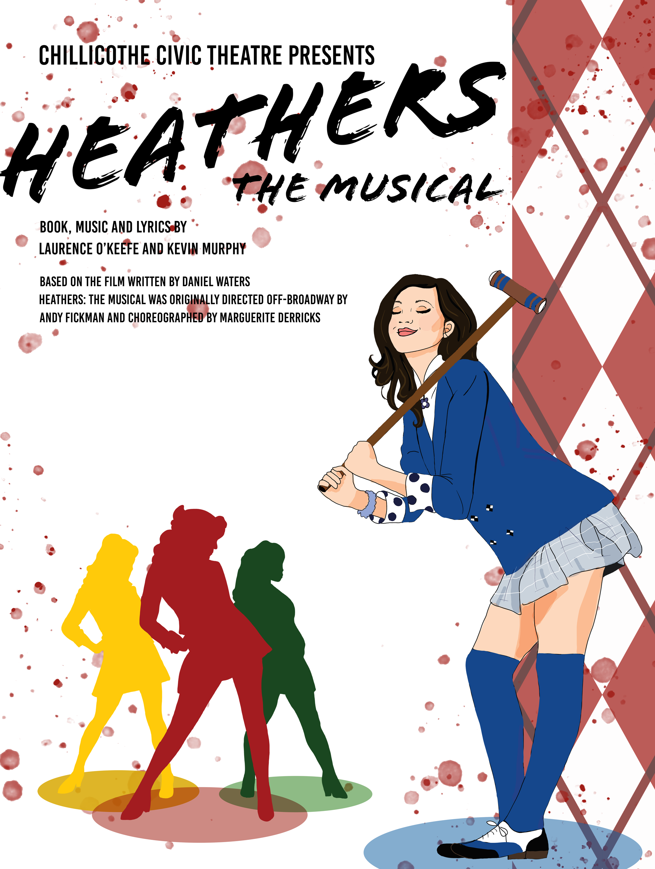 Heathers Das Musikplakat
