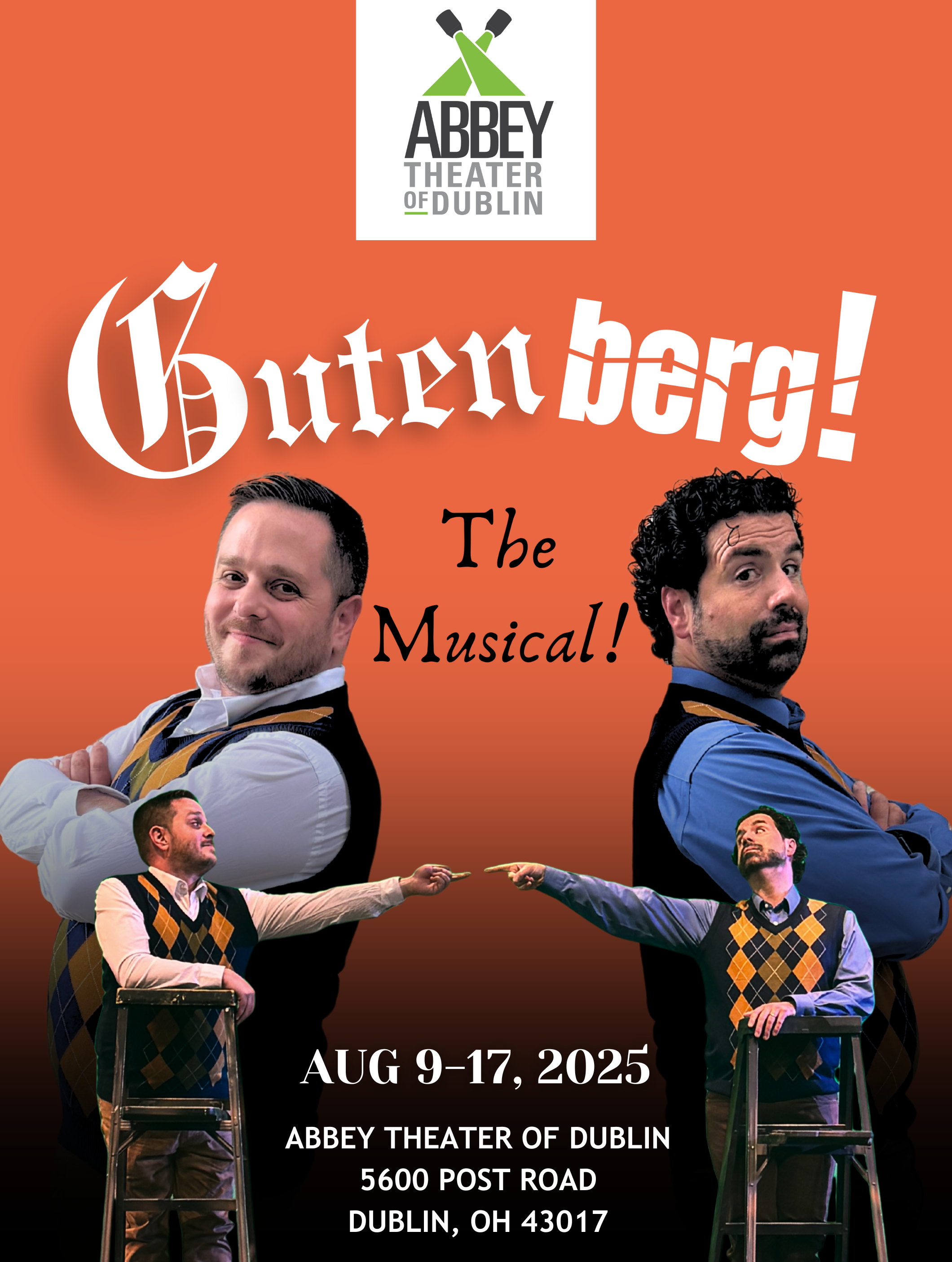 Gutenberg! The Musical! at City of Dublin - Abbey Theater of Dublin ...