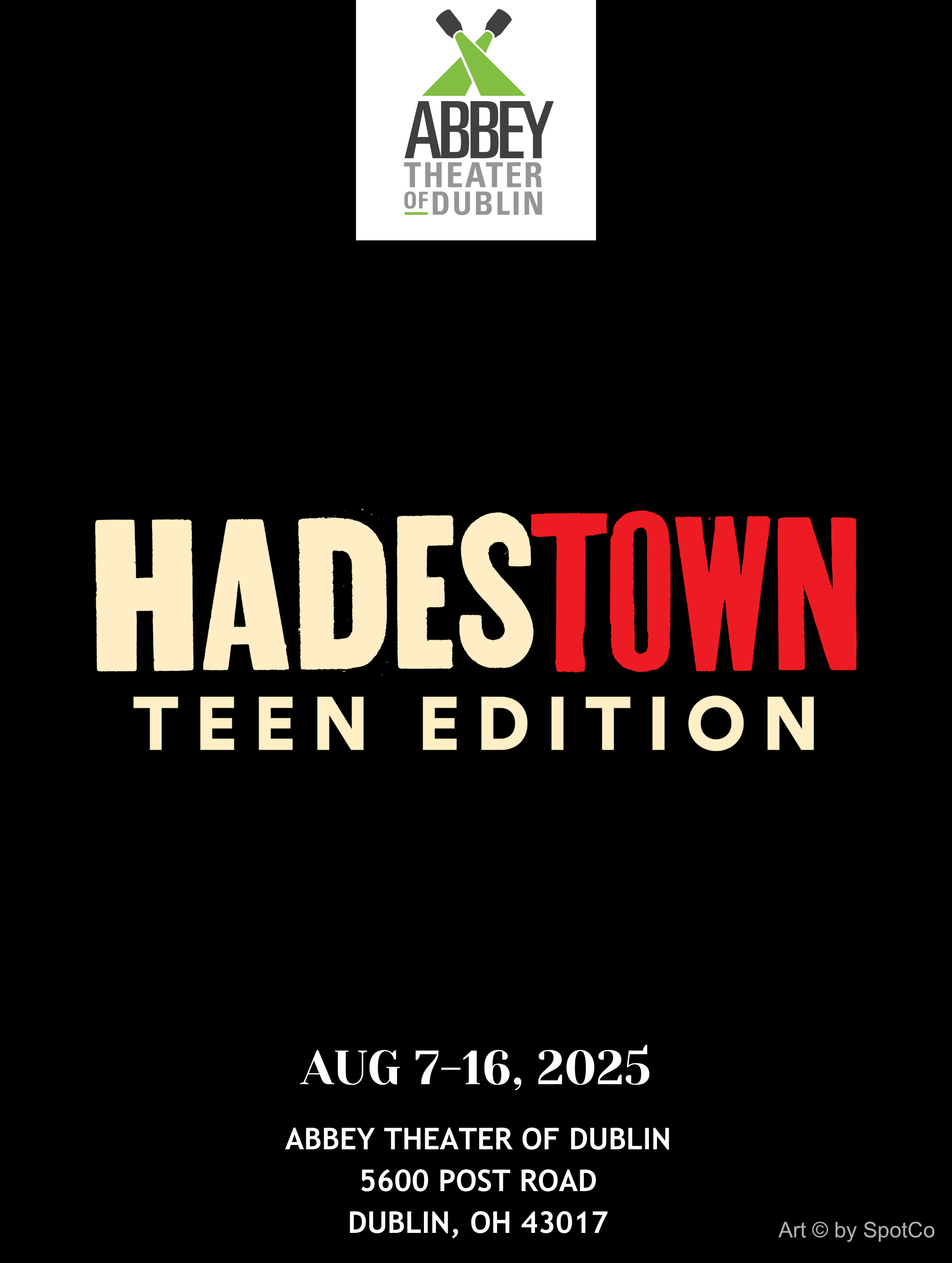 Hadestown: Teen Edition at City of Dublin - Abbey Theater of Dublin ...