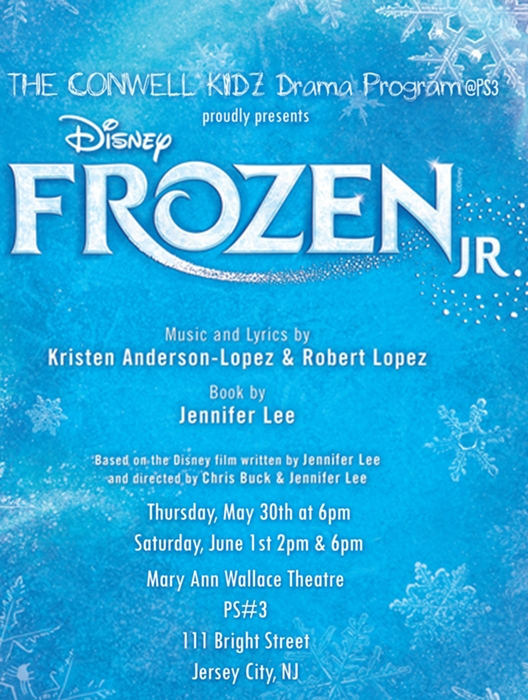 Frozen Jr at Conwell Kidz Drama Program - Performances May 30, 2019 to ...