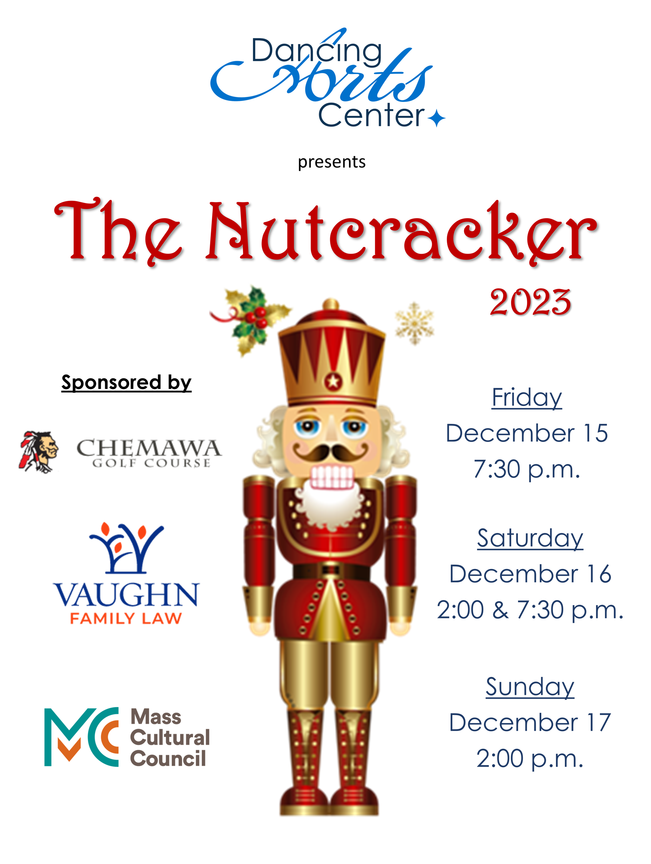 The Nutcracker at Dancing Arts Center - Performances December 15, 2023 ...