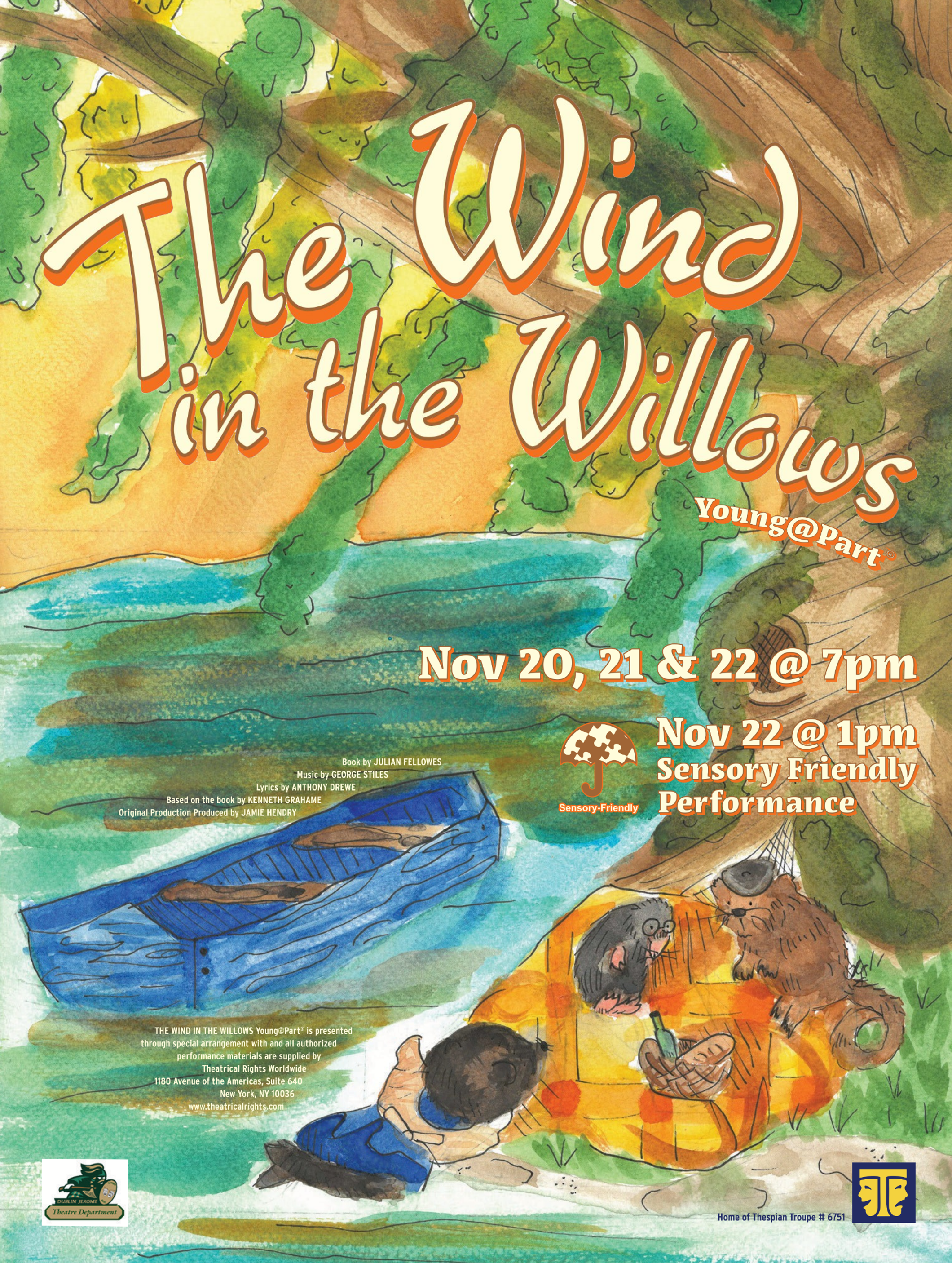 The Wind in the Willows:Young@Part at Dublin Jerome High School ...