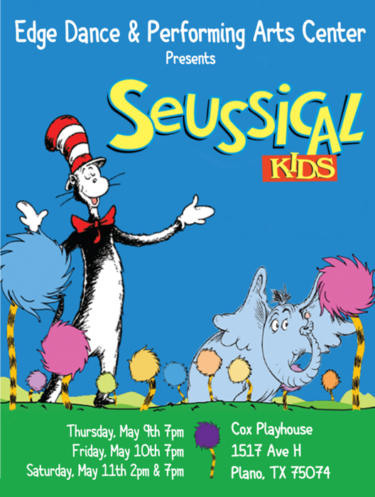 Seussical Jr. at Edge Dance & Performing Arts Center - Performances May ...