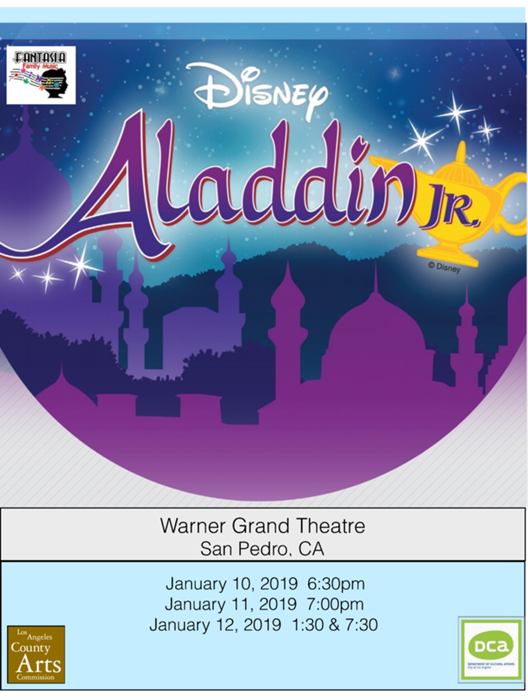 Disney's Aladdin JR. at Fantasia Family Music - Performances - Cover