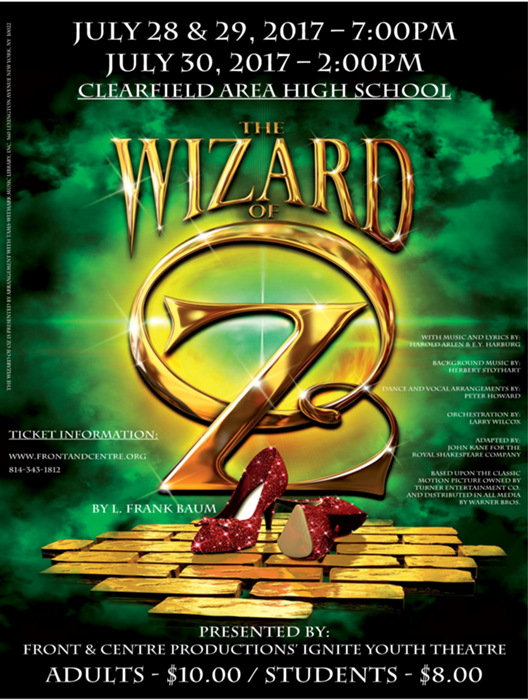 The Wizard of Oz (RSC 1987) at Front and Centre Productions, Inc ...