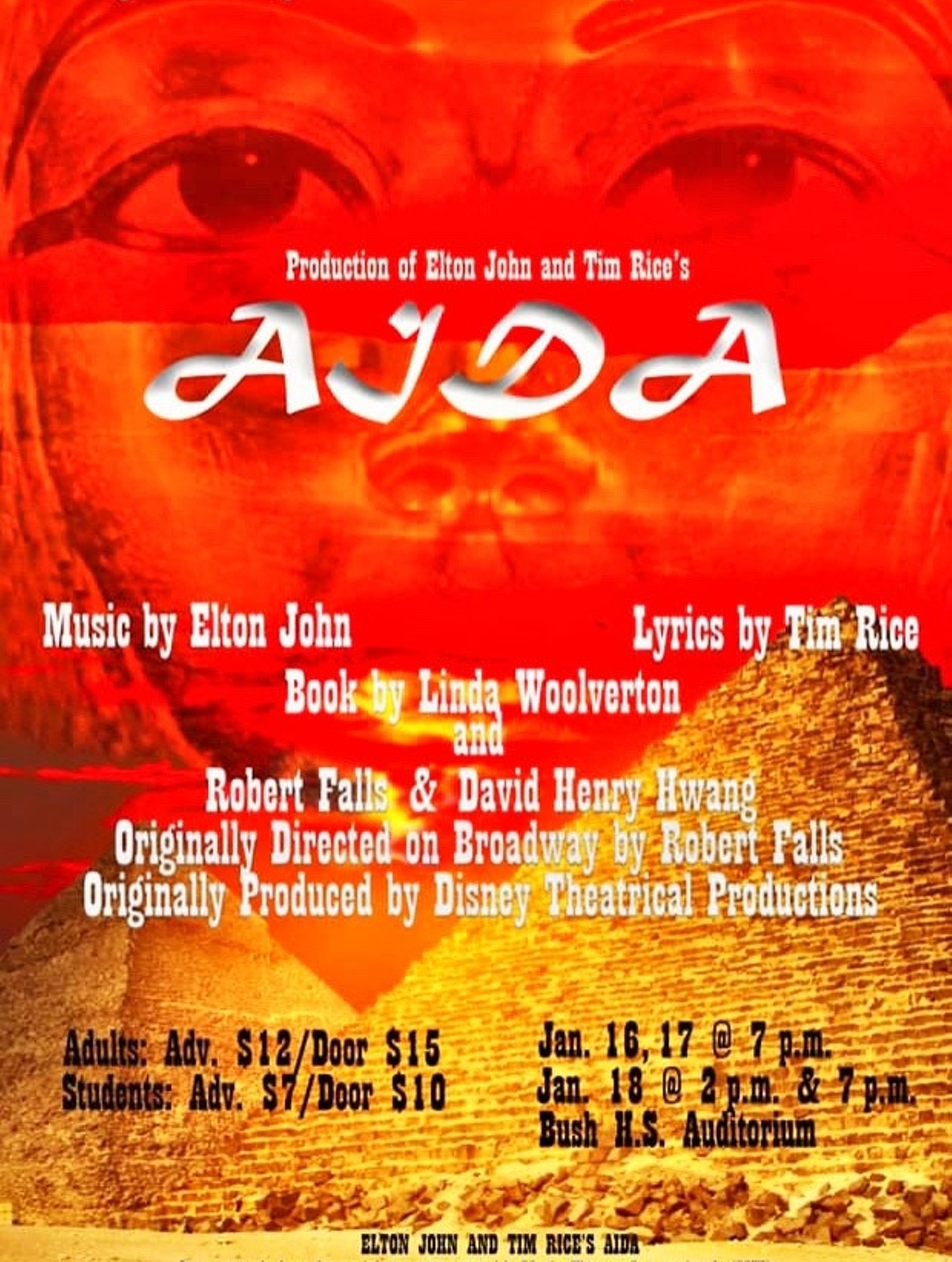 Elton John and Tim Rice's AIDA School Edition at George Bush High ...