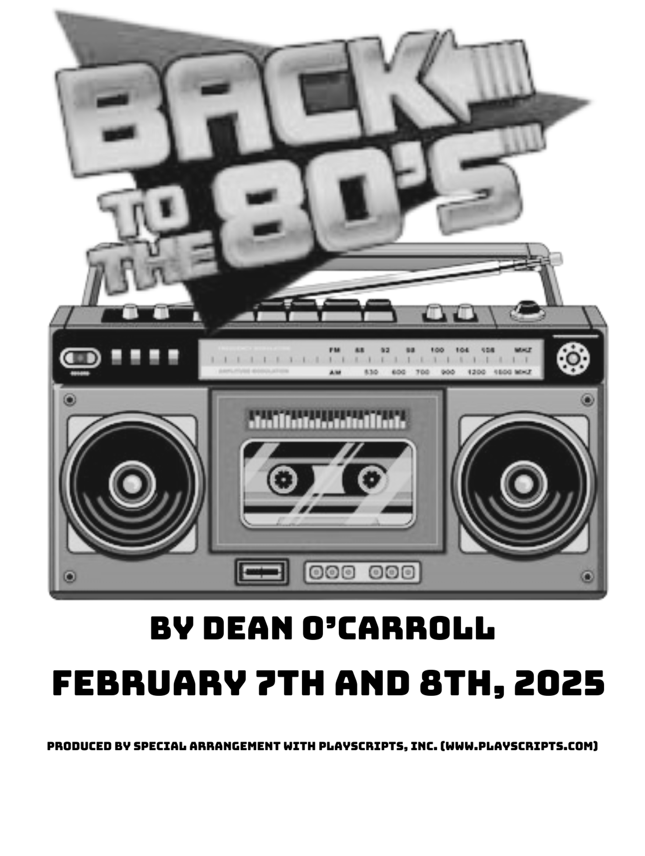 Back to the 80s at Granville High School - Performances February 7 ...