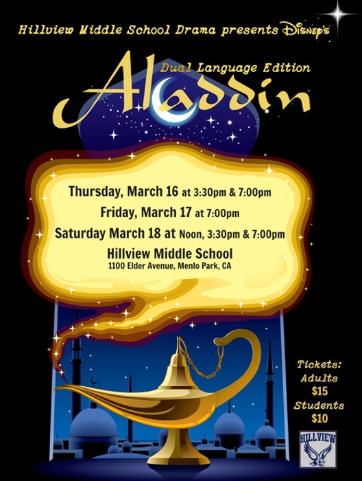 Disney's Aladdin Dual Language Edition at Hillview Middle School ...
