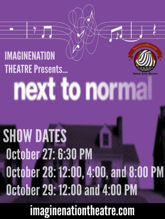 Next to Normal at ImagineNation Theatre - Performances October 27, 2017 ...