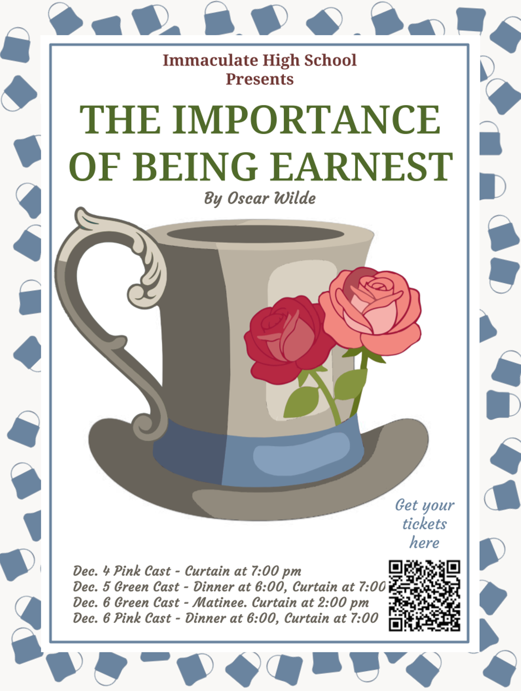 The Importance of Being Earnest at Immaculate High School ...
