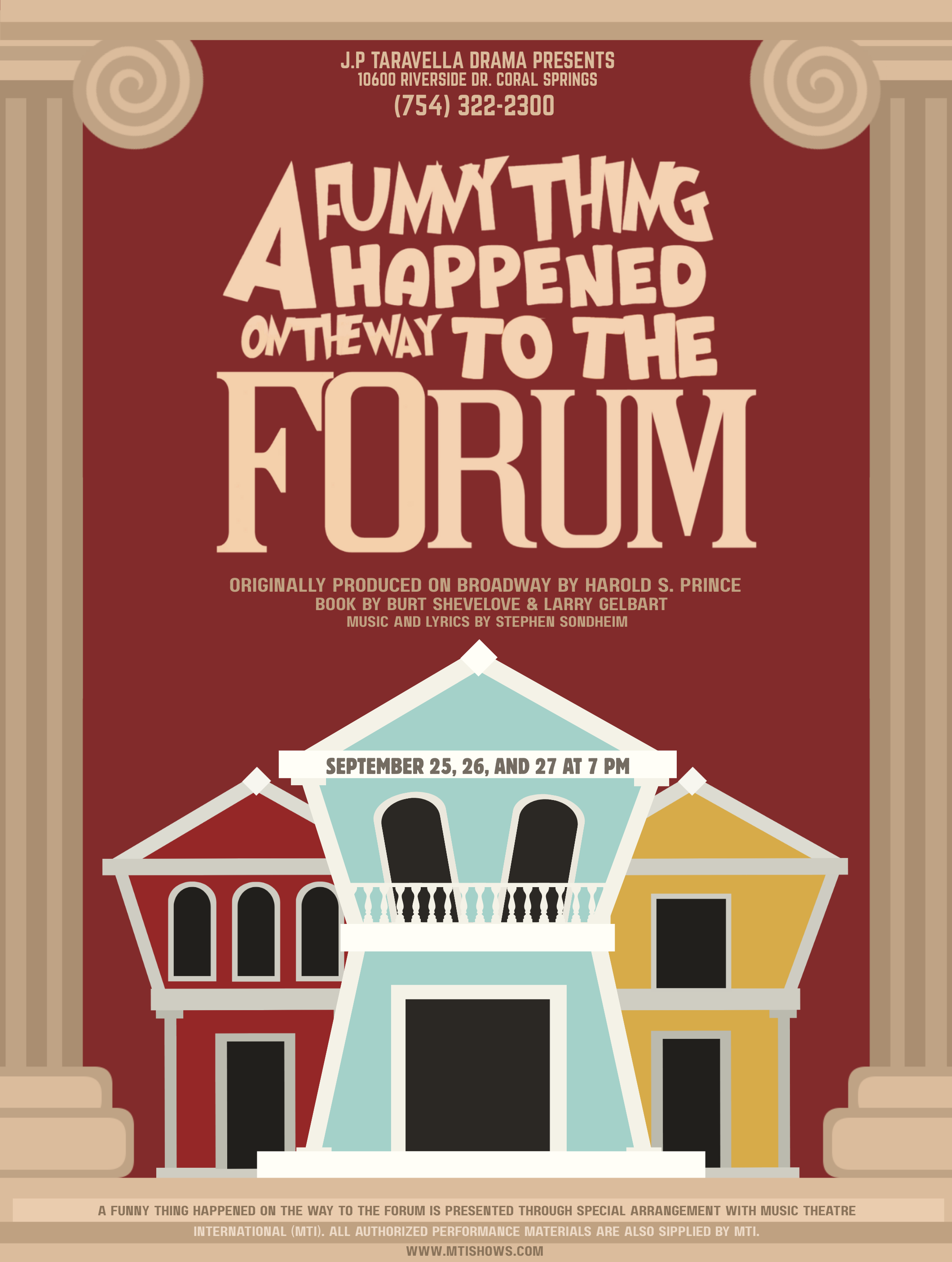 A Funny Thing Happened on the Way to the Forum at JP Taravella High ...