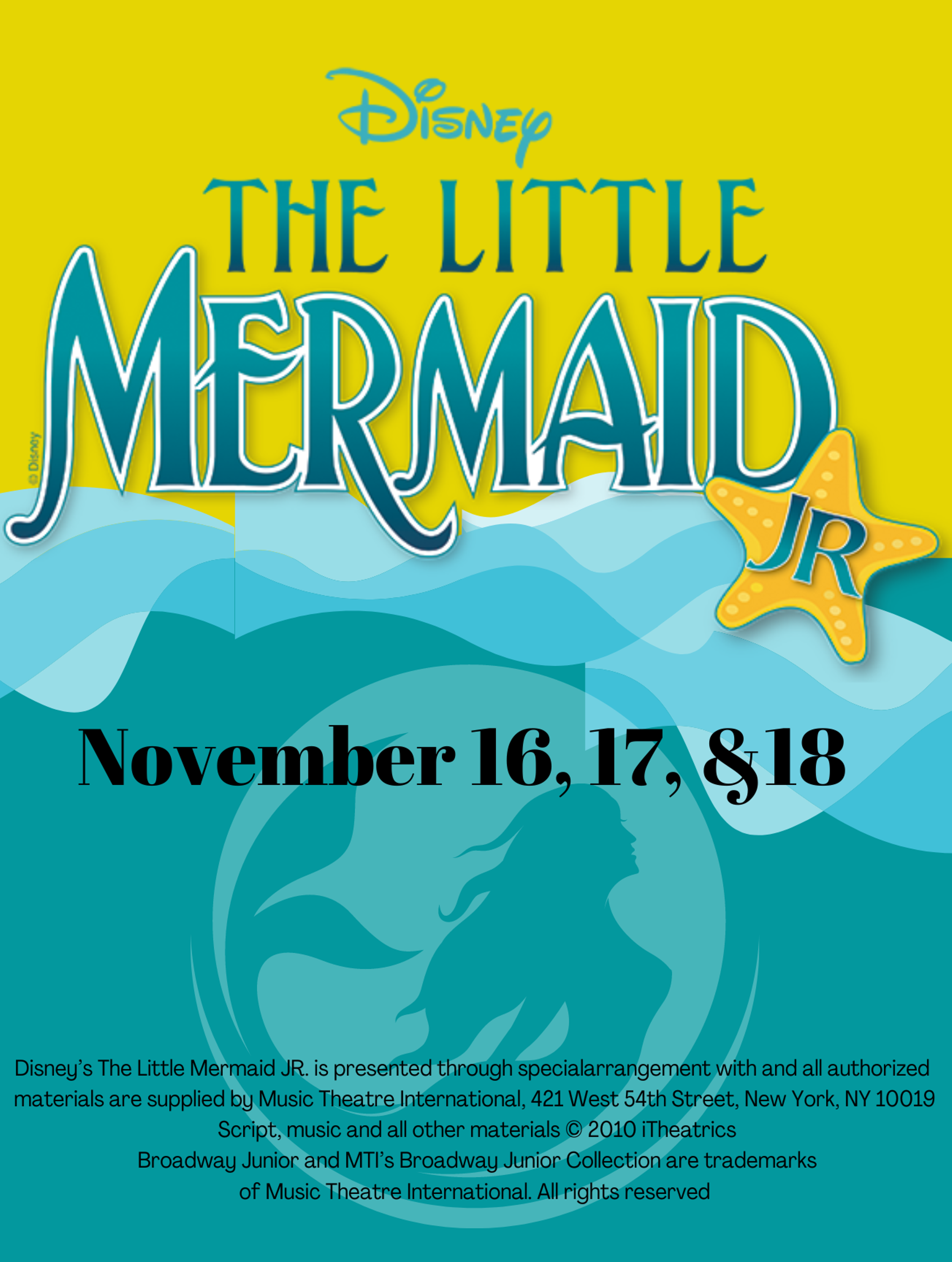 Disney's The Little Mermaid JR. at J W Williams Middle School - Theatre ...