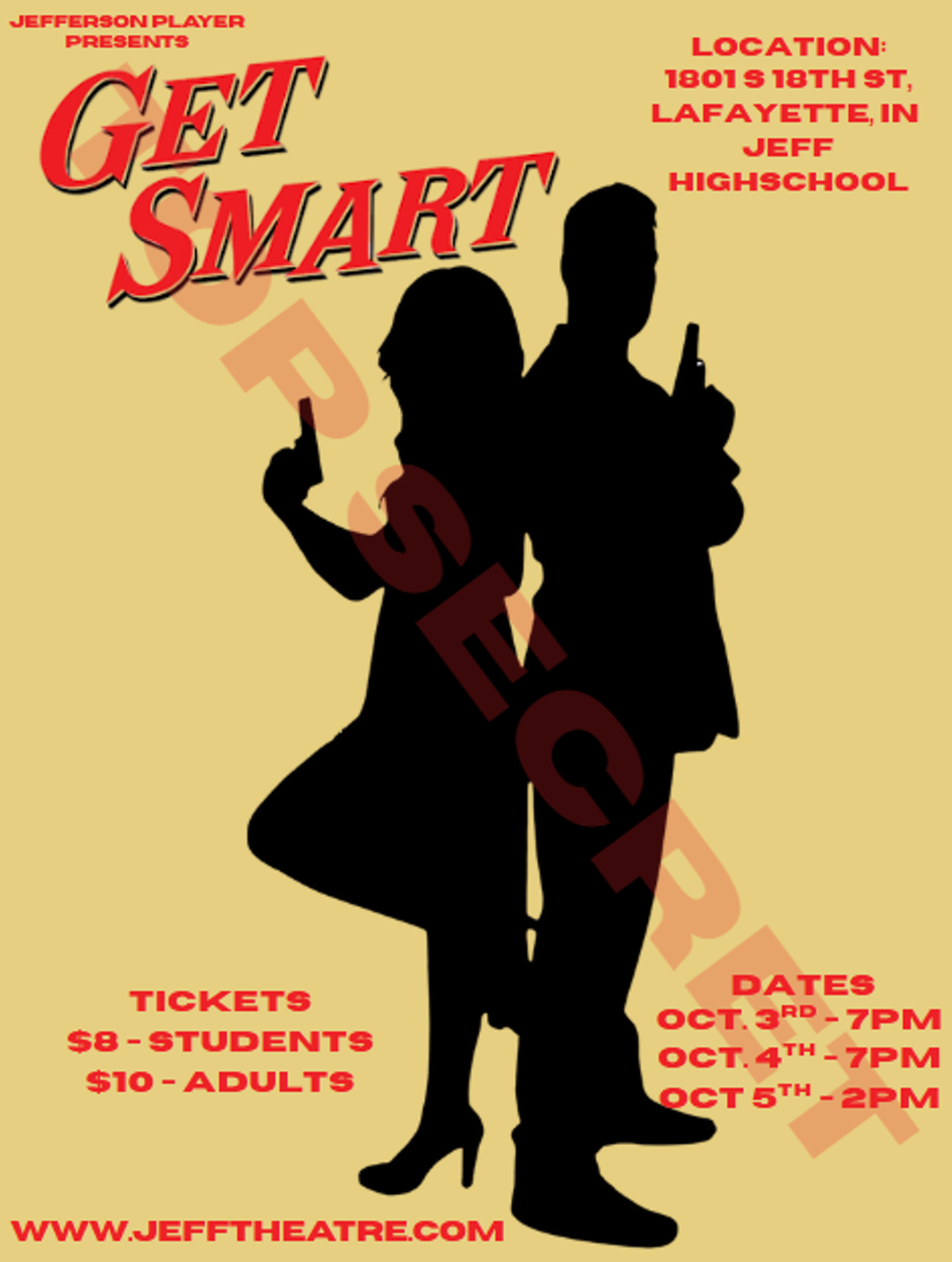 Get Smart at Jefferson Players - Performances October 3, 2025 to ...