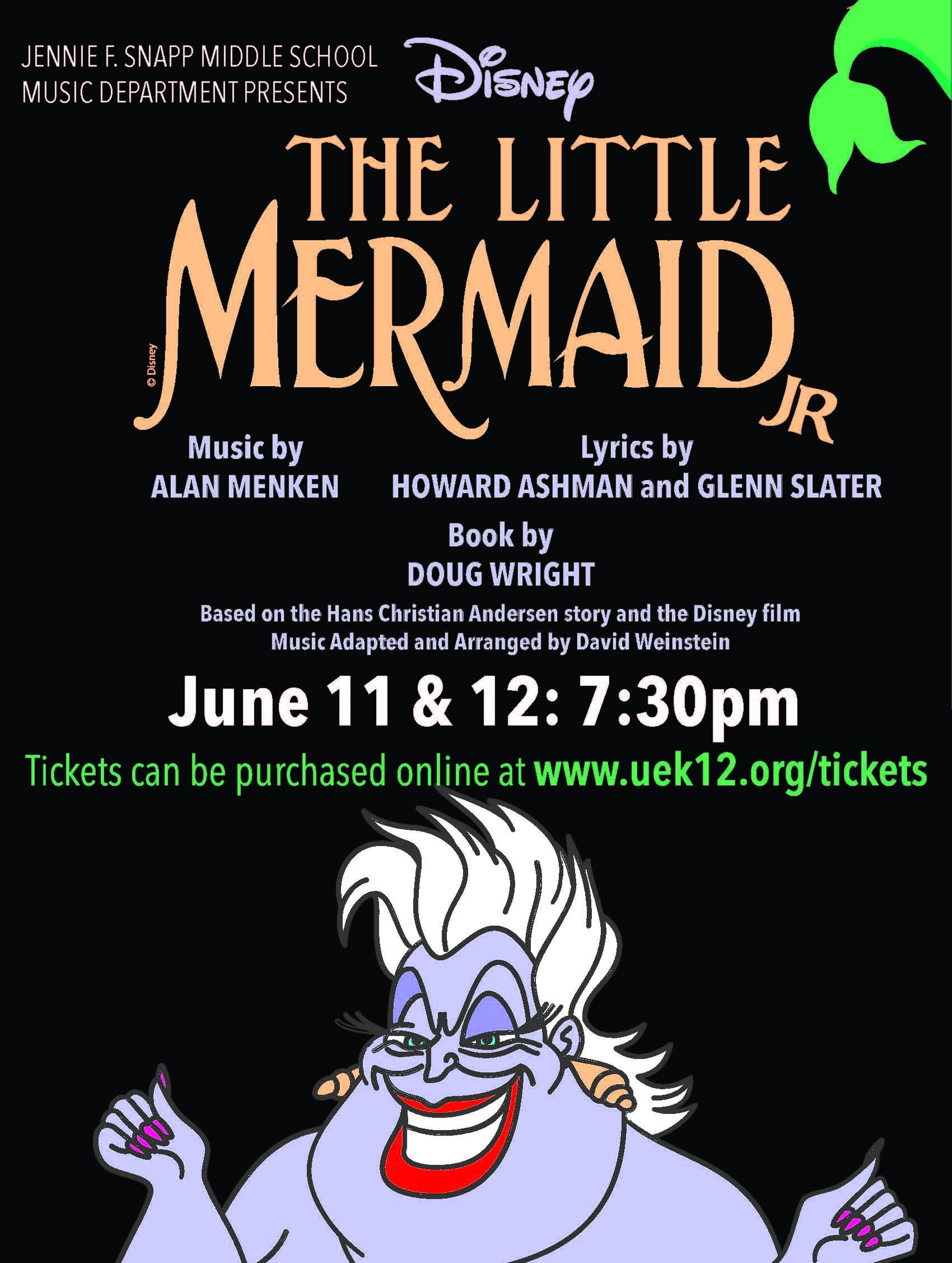 Disney's The Little Mermaid JR. at Jennie F Snapp Middle School ...
