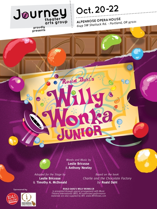 Roald Dahl's Willy Wonka JR. at Journey Theater Arts Group ...