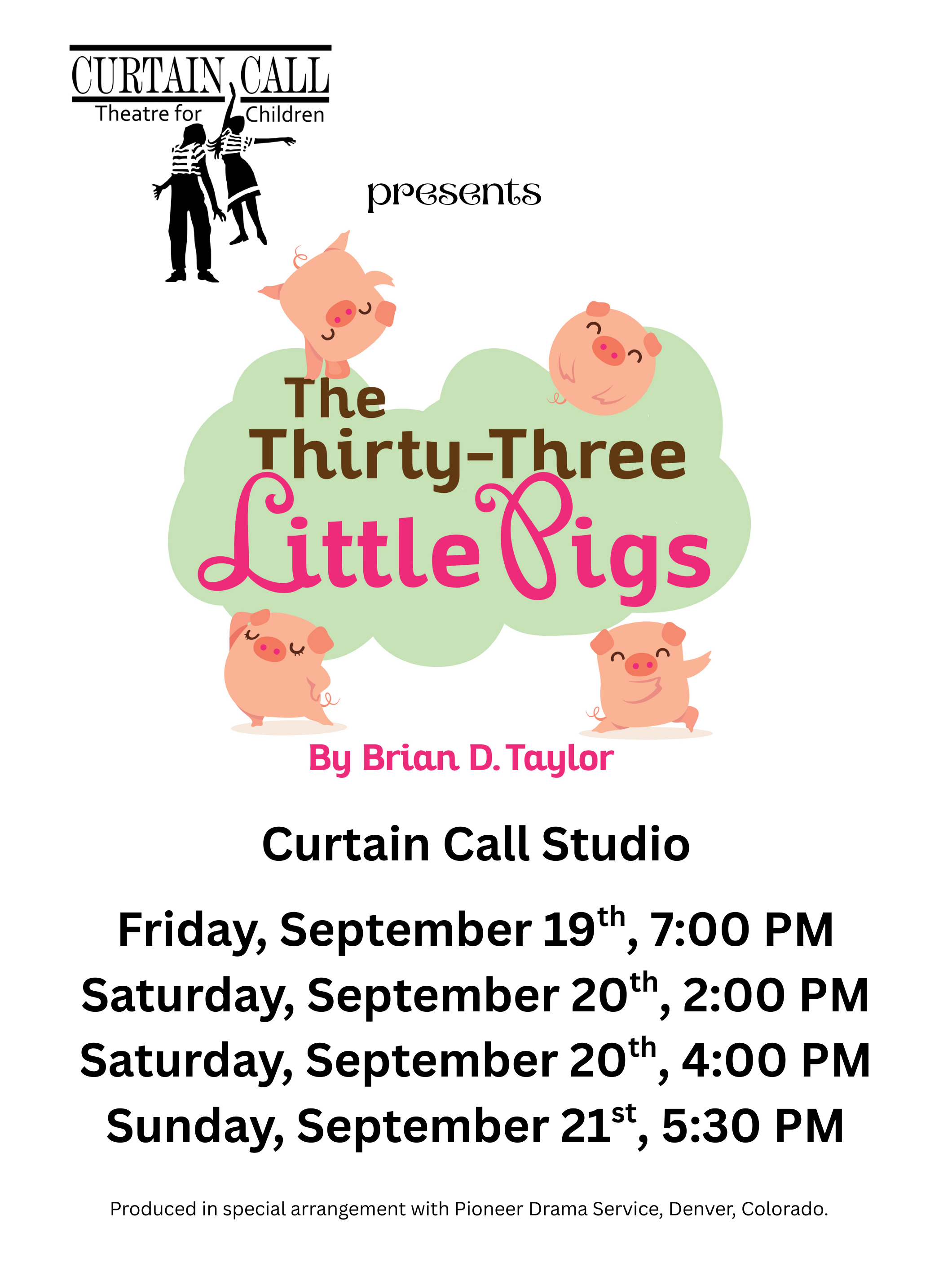The Thirty-Three Little Pigs at Kokomo Curtain Call Theatre for ...