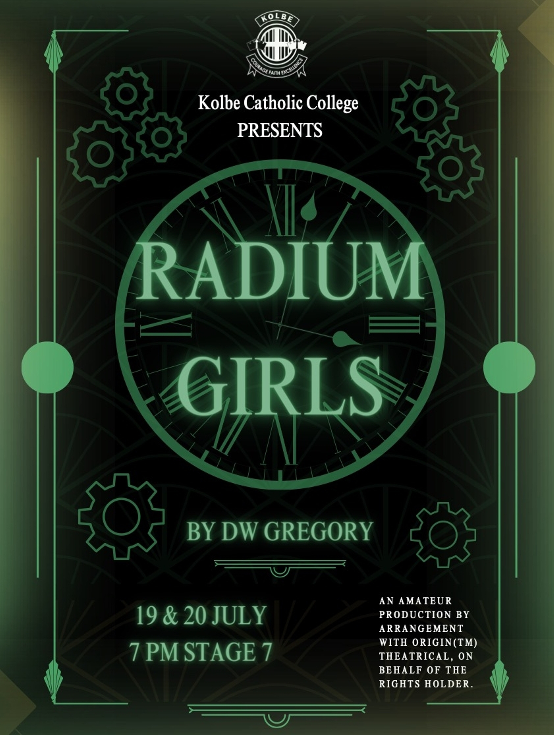 Radium Girls at Kolbe Catholic College - Performances July 19, 2023 to ...