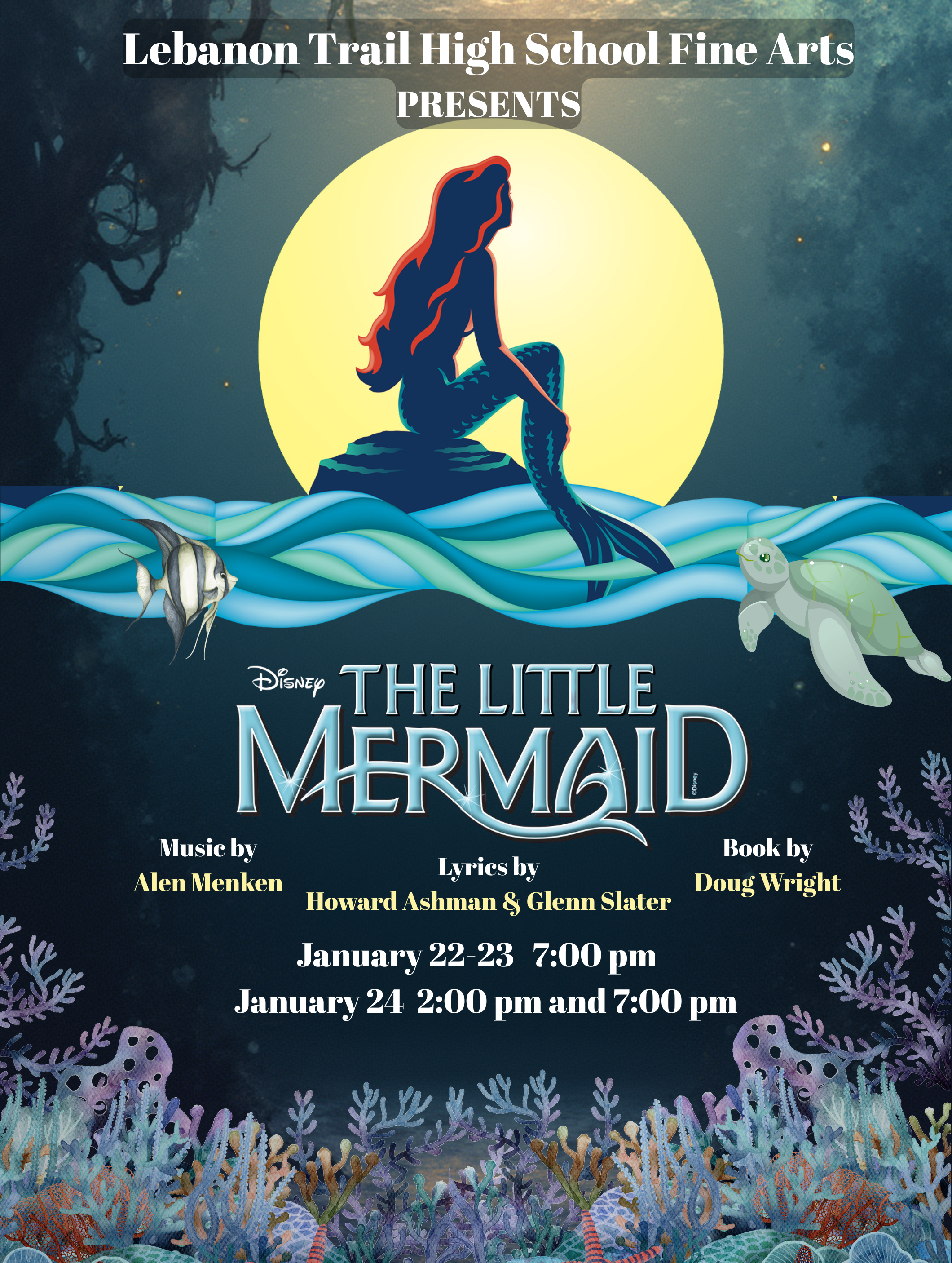 The Little Mermaid at Lebanon Trail High School - Performances January ...