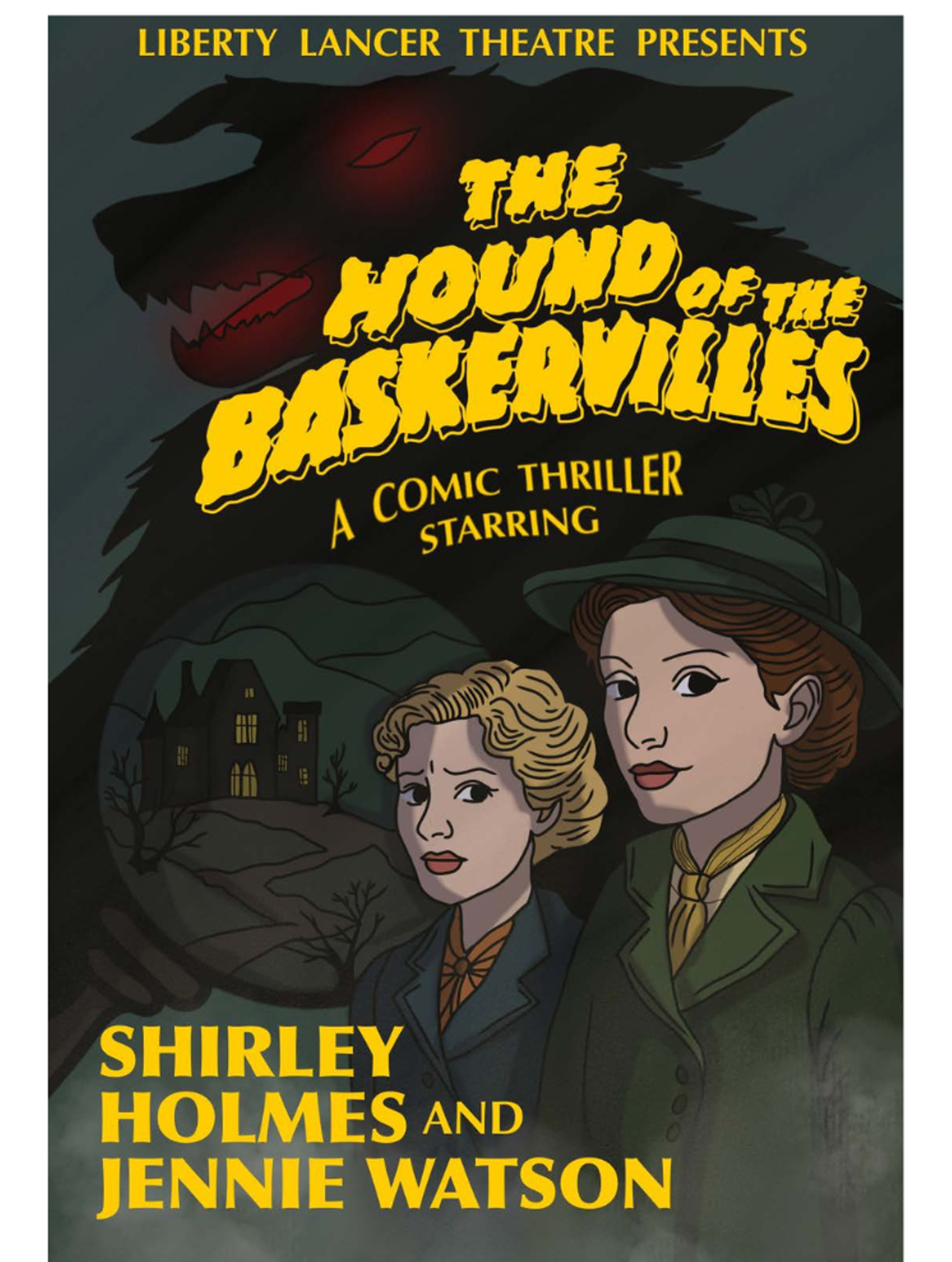 The Hound of the Baskervilles: A Comic Thriller Starring Shirley Holmes ...