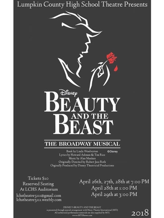 Disney's Beauty and the Beast at Lumpkin County High School ...