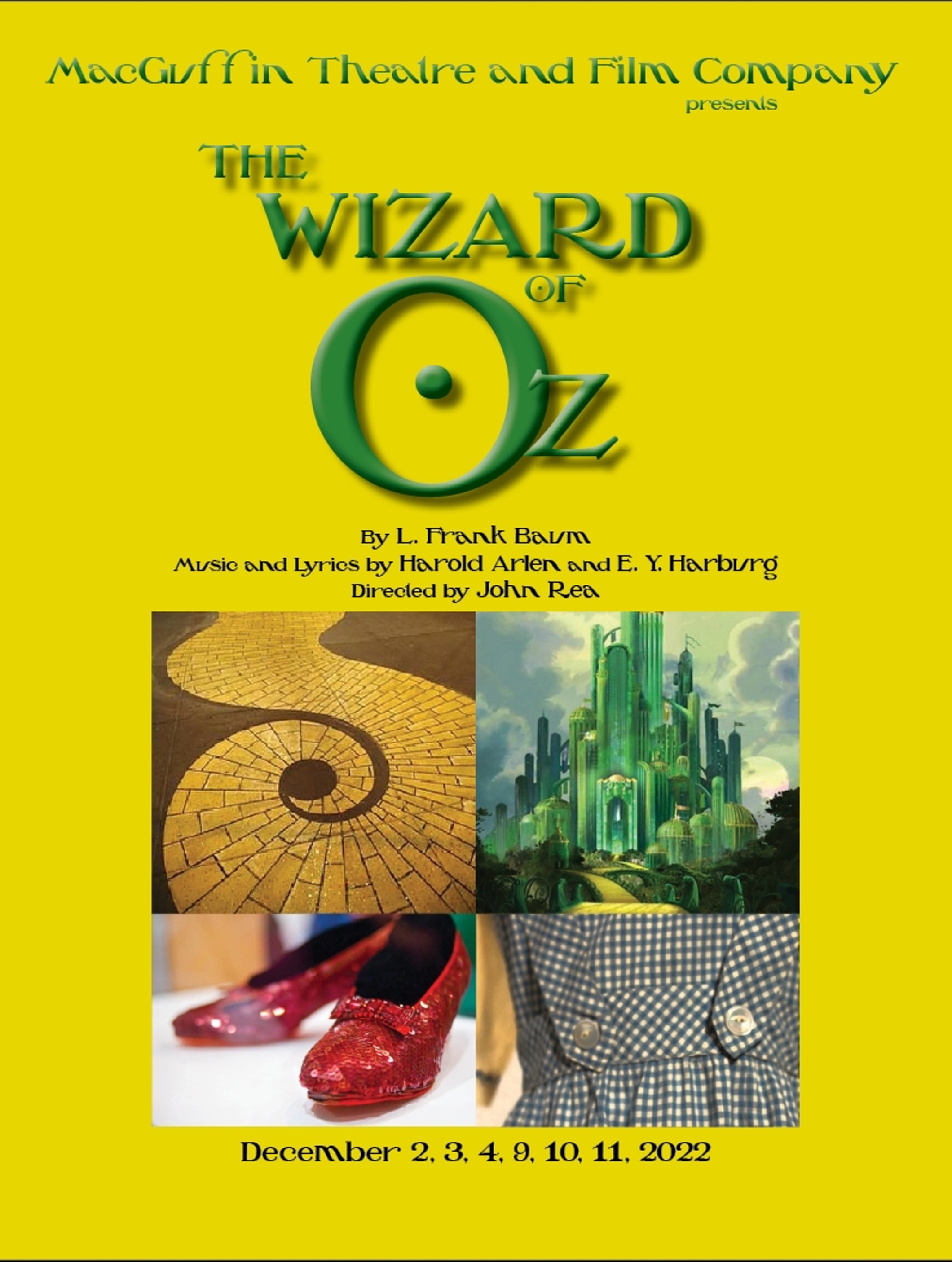 The Wizard Of Oz Rsc 1987 At Macguffin Theatre And Film Company Performances December 2