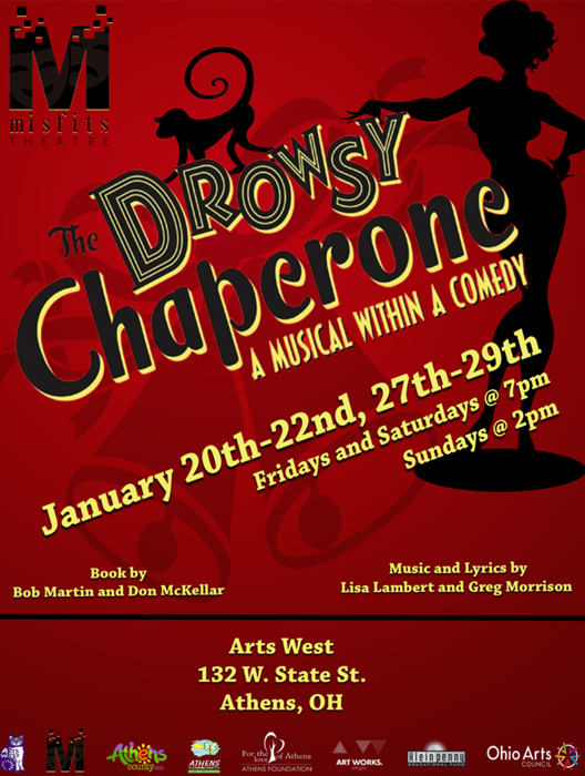 The Drowsy Chaperone at Misfits Theatre - Performances January 20, 2017 ...