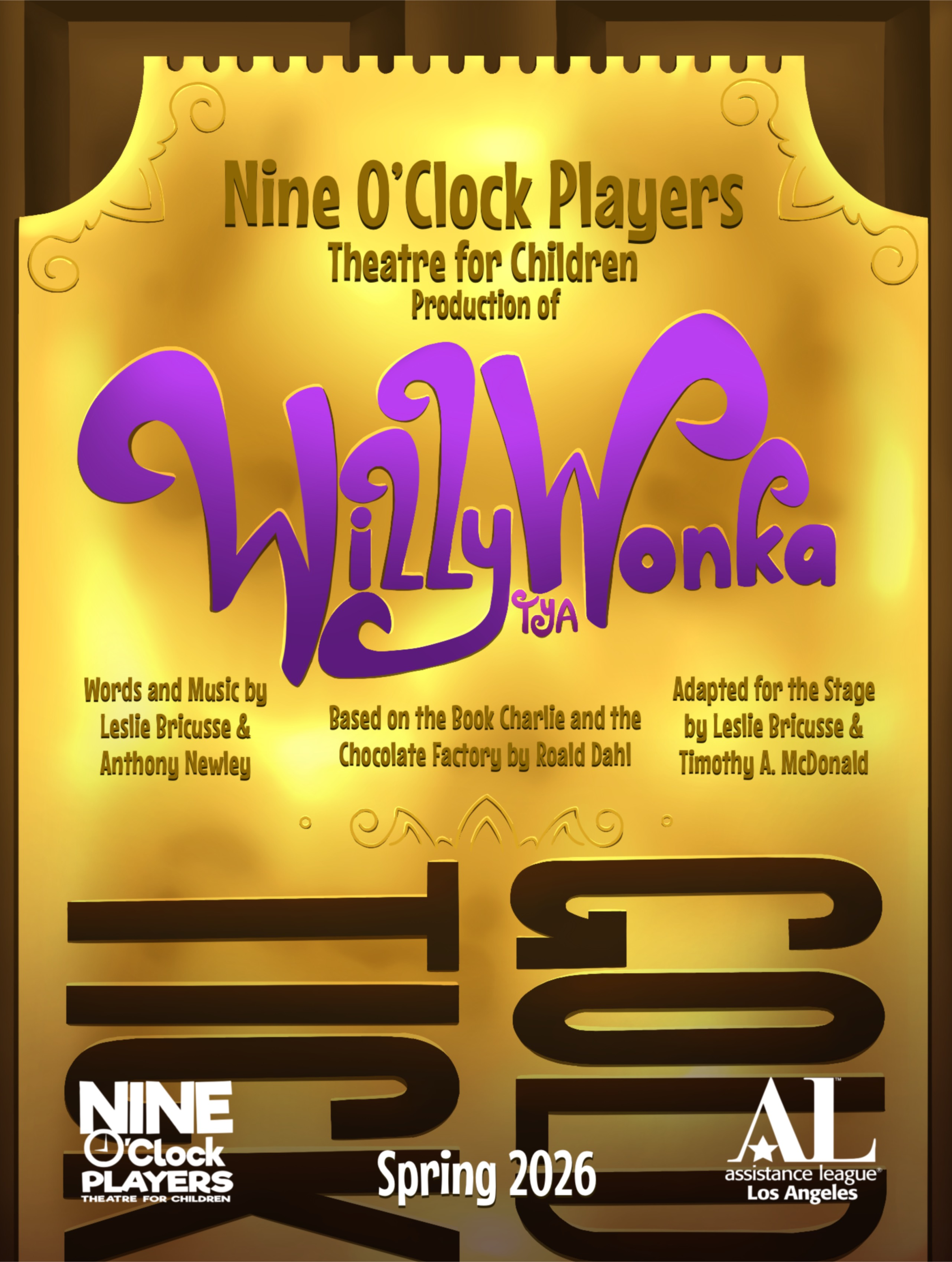Roald Dahl's Willy Wonka TYA at Nine O'Clock Players Theatre for ...