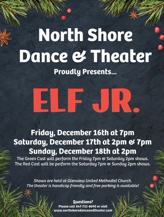 Elf The Musical Jr at North Shore Dance & Theater - Performances ...