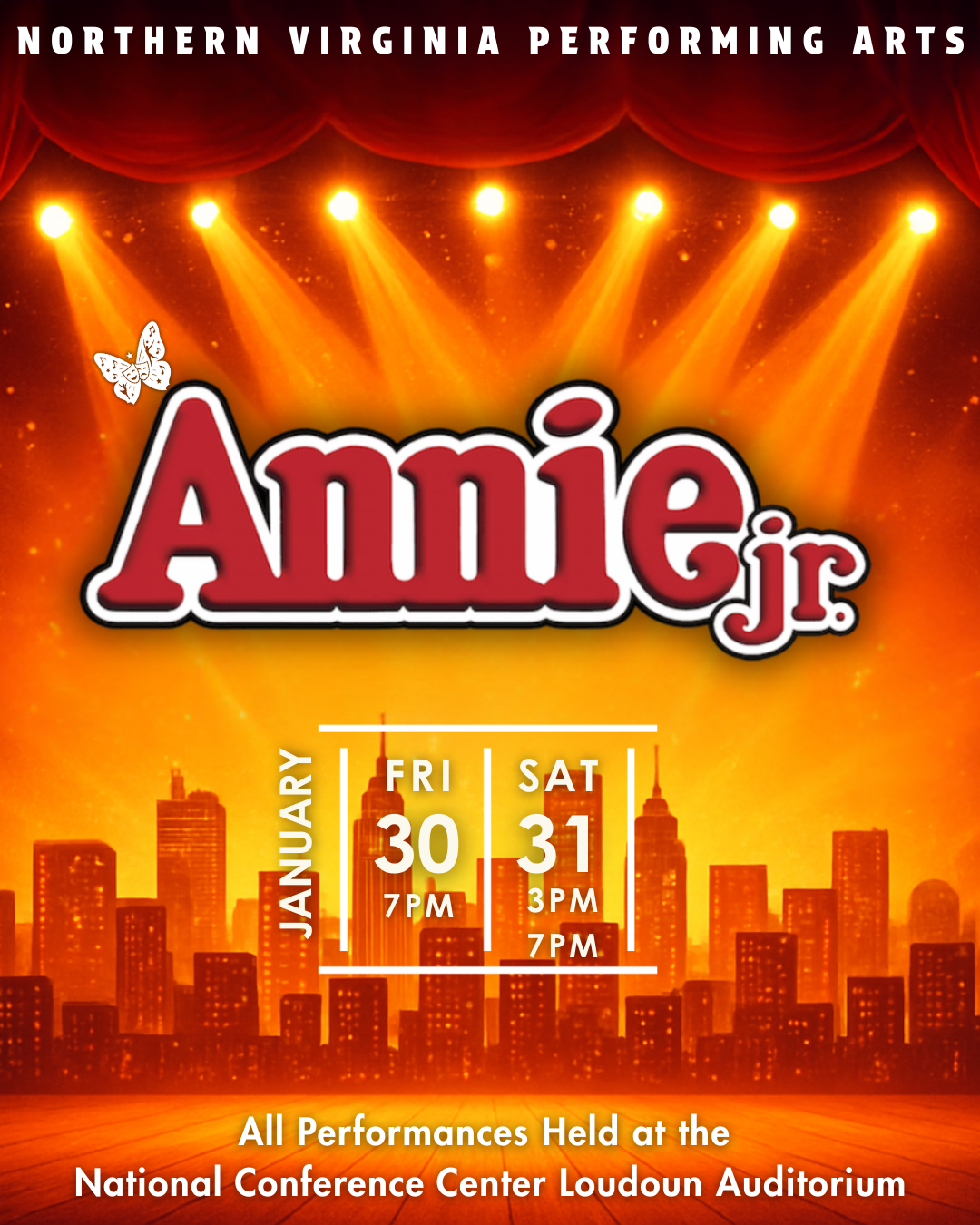 Annie Jr. at Northern Virginia Performing Arts - Performances January ...