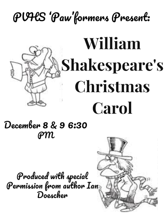 William Shakespeare's Christmas Carol at Paloma Valley High School ...