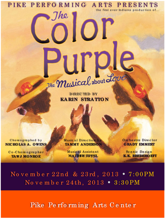 The Color Purple at Pike High School - Performances November 22, 2013 ...