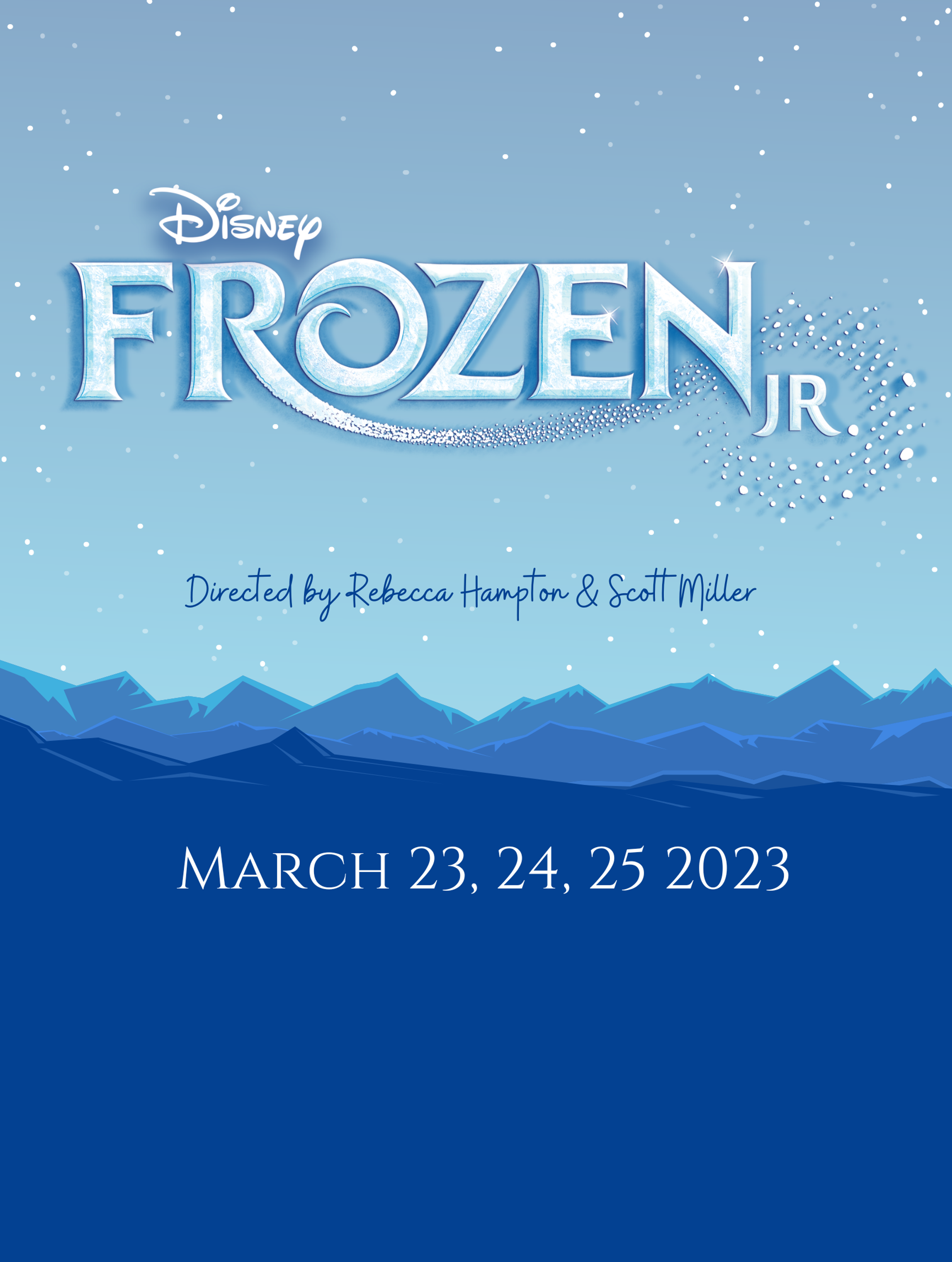 Frozen Jr. at Pleasant View Elementary - Performances March 23, 2023 to ...
