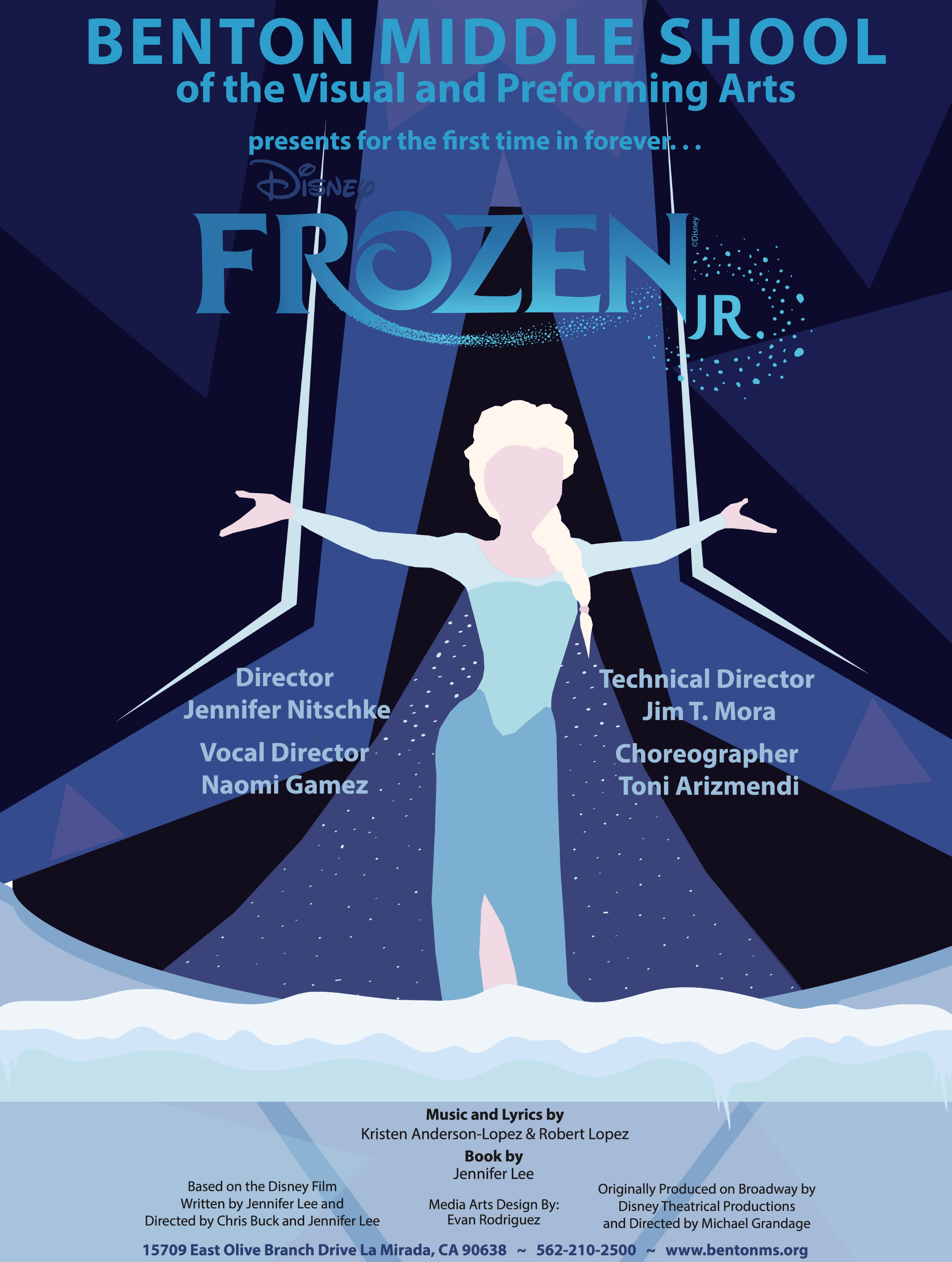 Frozen Jr At Reginald M Benton Middle Performances September 7 Frozen Jr At Reginald M Benton Middle Performances September 7
