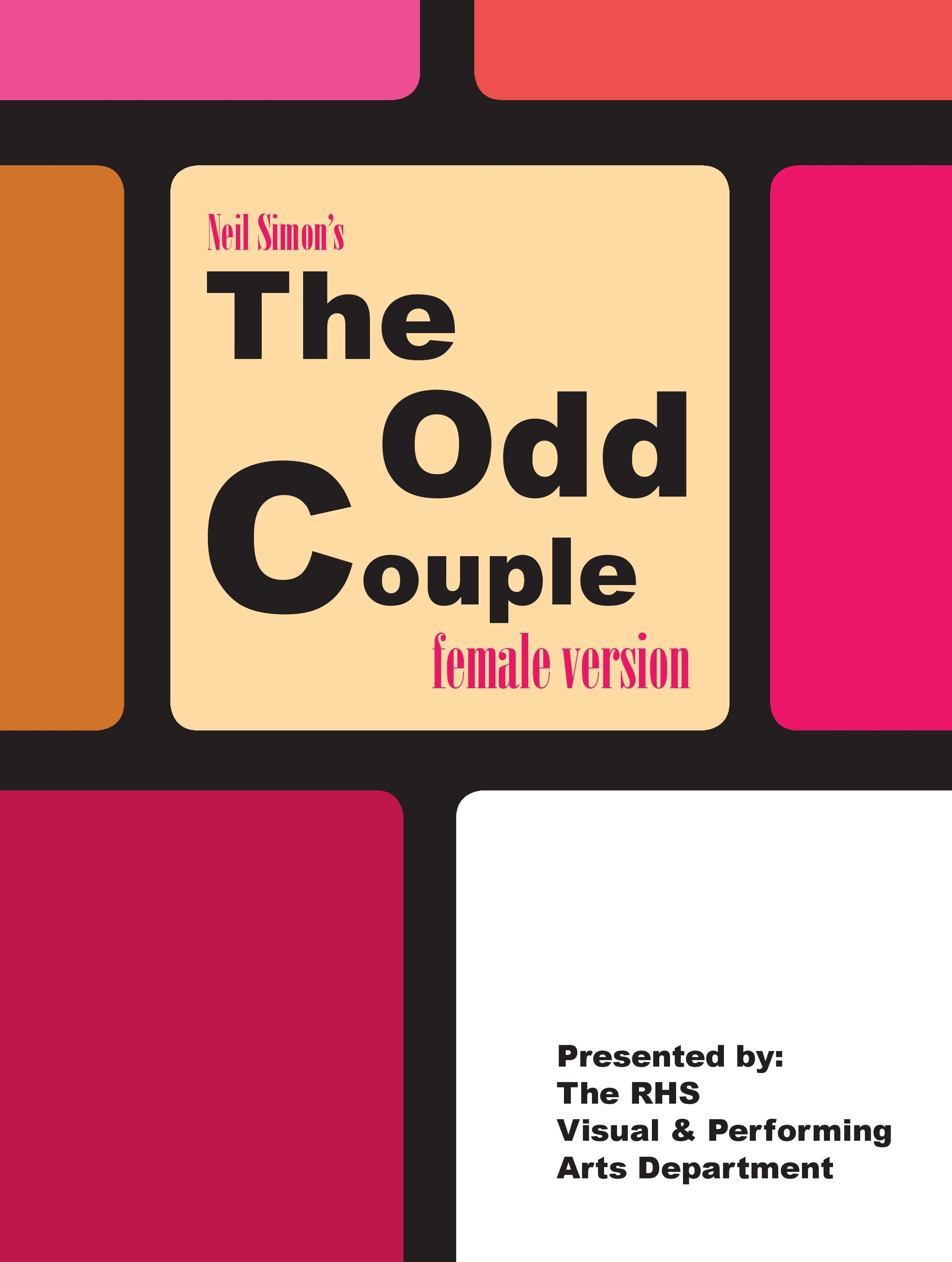 The Odd Couple - Female Version at Ridgefield High School ...