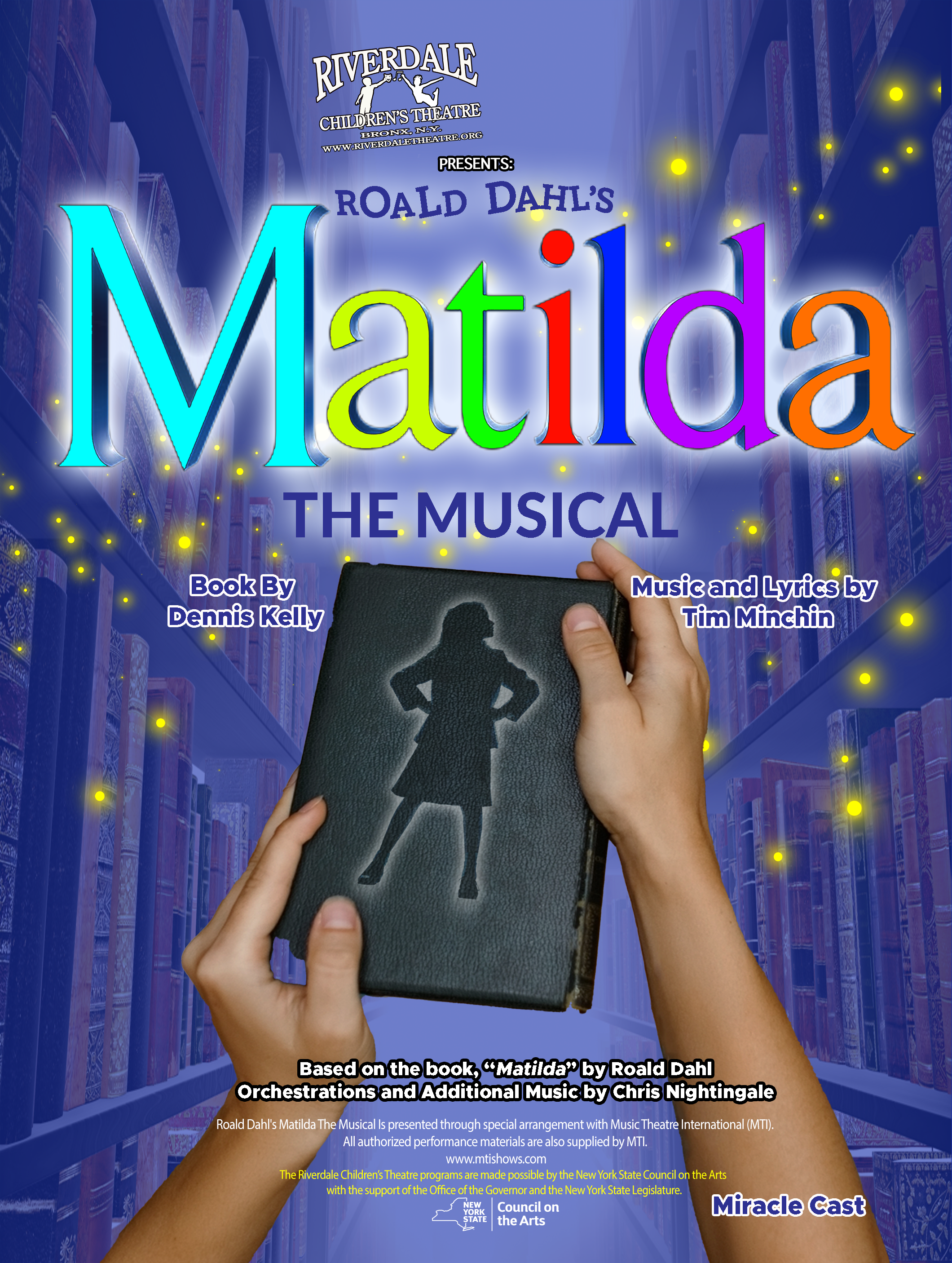 Roald Dahl's Matilda The Musical Miracle Cast at Riverdale Children's ...