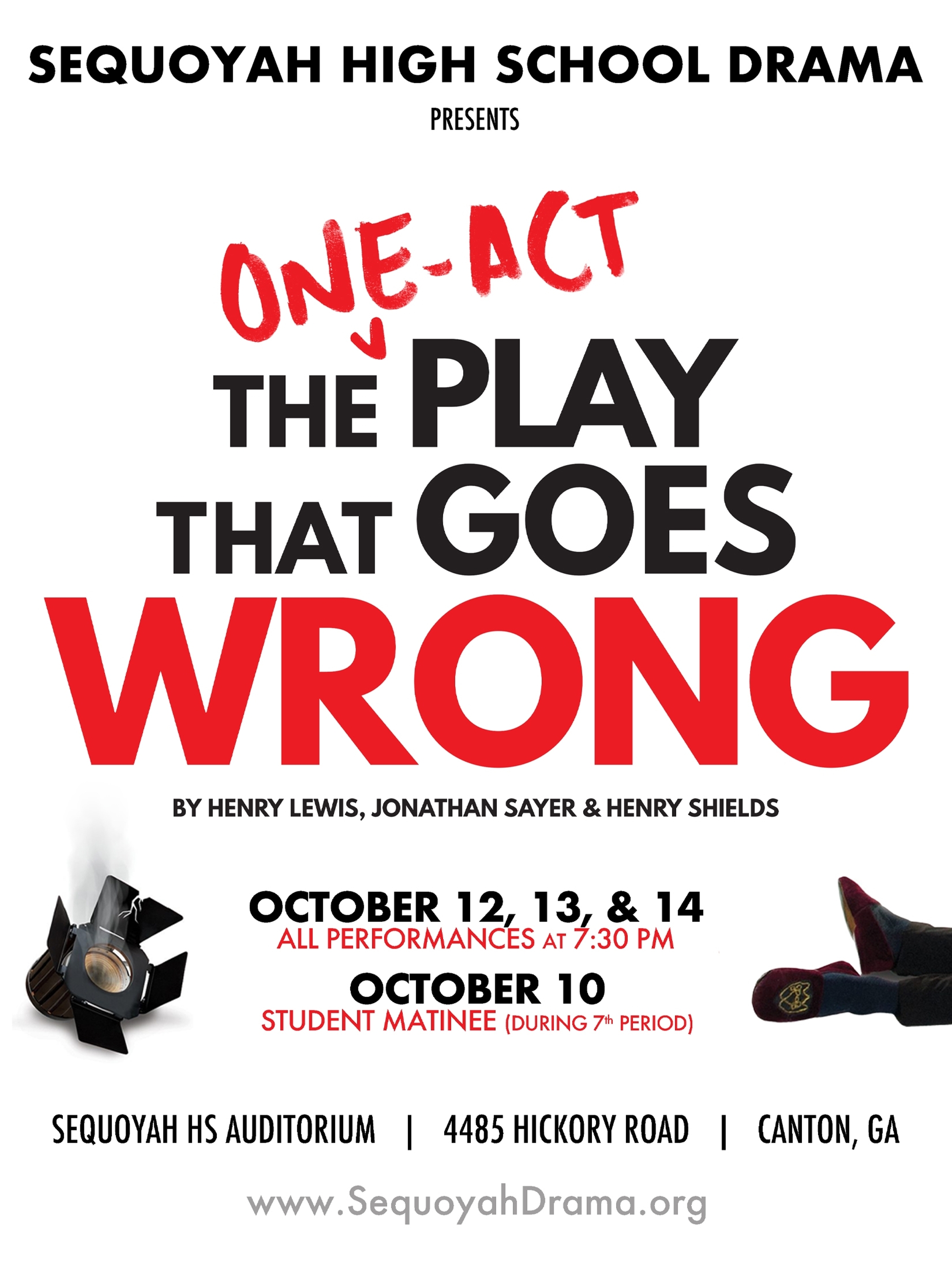 The One Act Play That Goes Wrong at Sequoyah High School - Performances ...