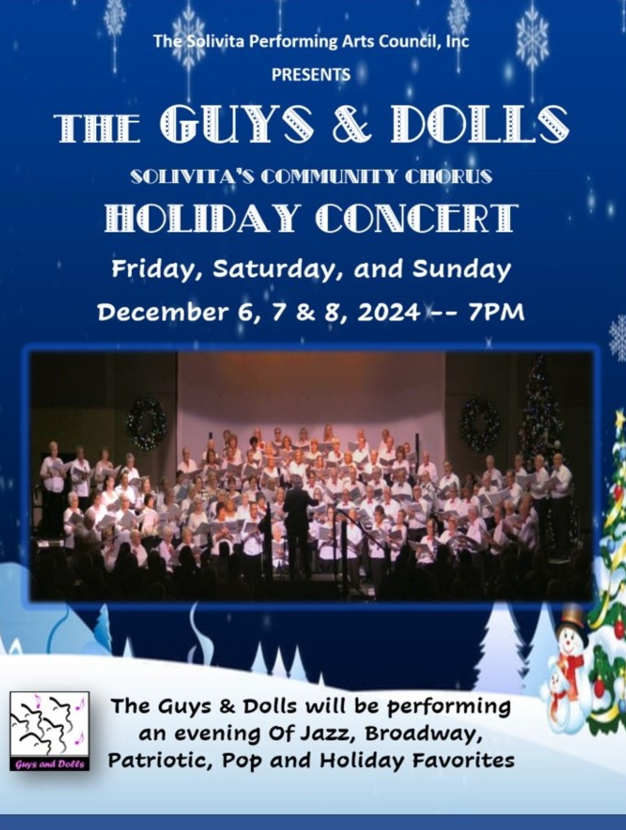 2024 Guys and Dolls Holiday Concert at Solivita Performing Arts Council ...