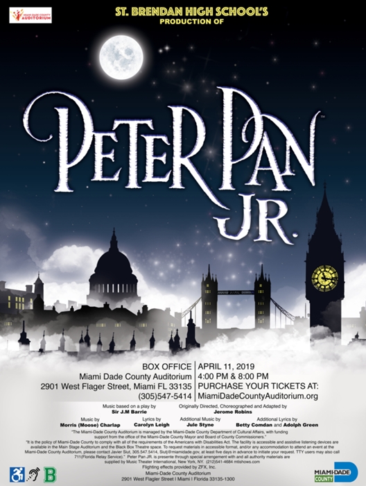 Peter Pan Jr. at St. Brendan High School - Performances April 11, 2019 ...