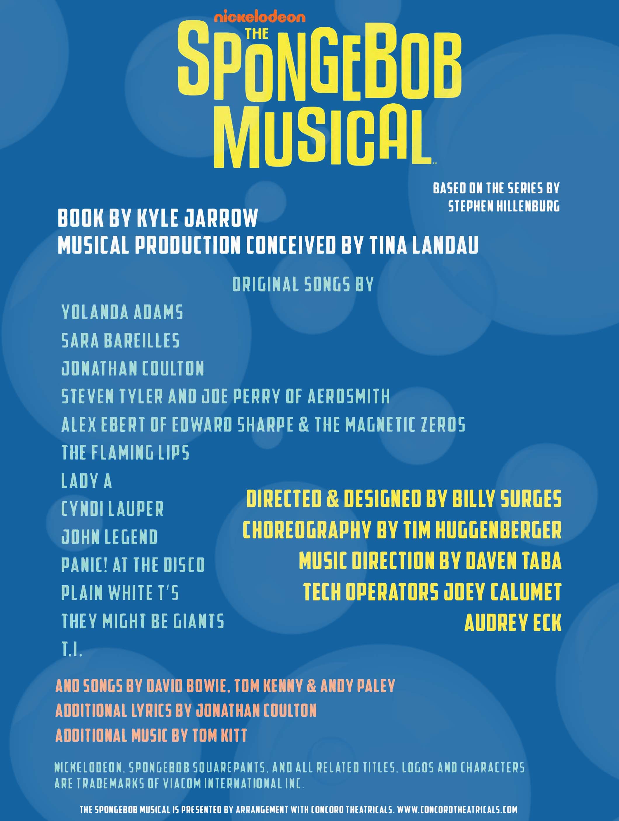The SpongeBob Musical at Surging Films & Theatrics - Performances ...