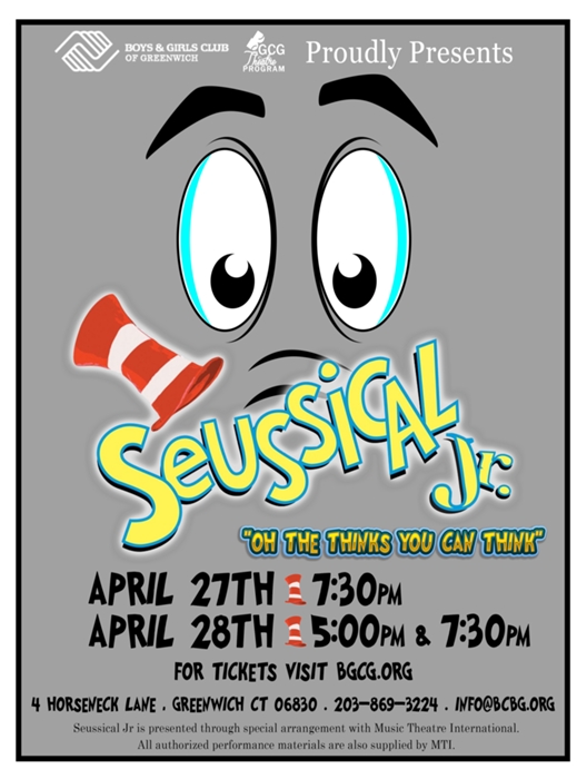 Seussical Jr. at The Boys & Girls Club of Greenwich - Performances ...